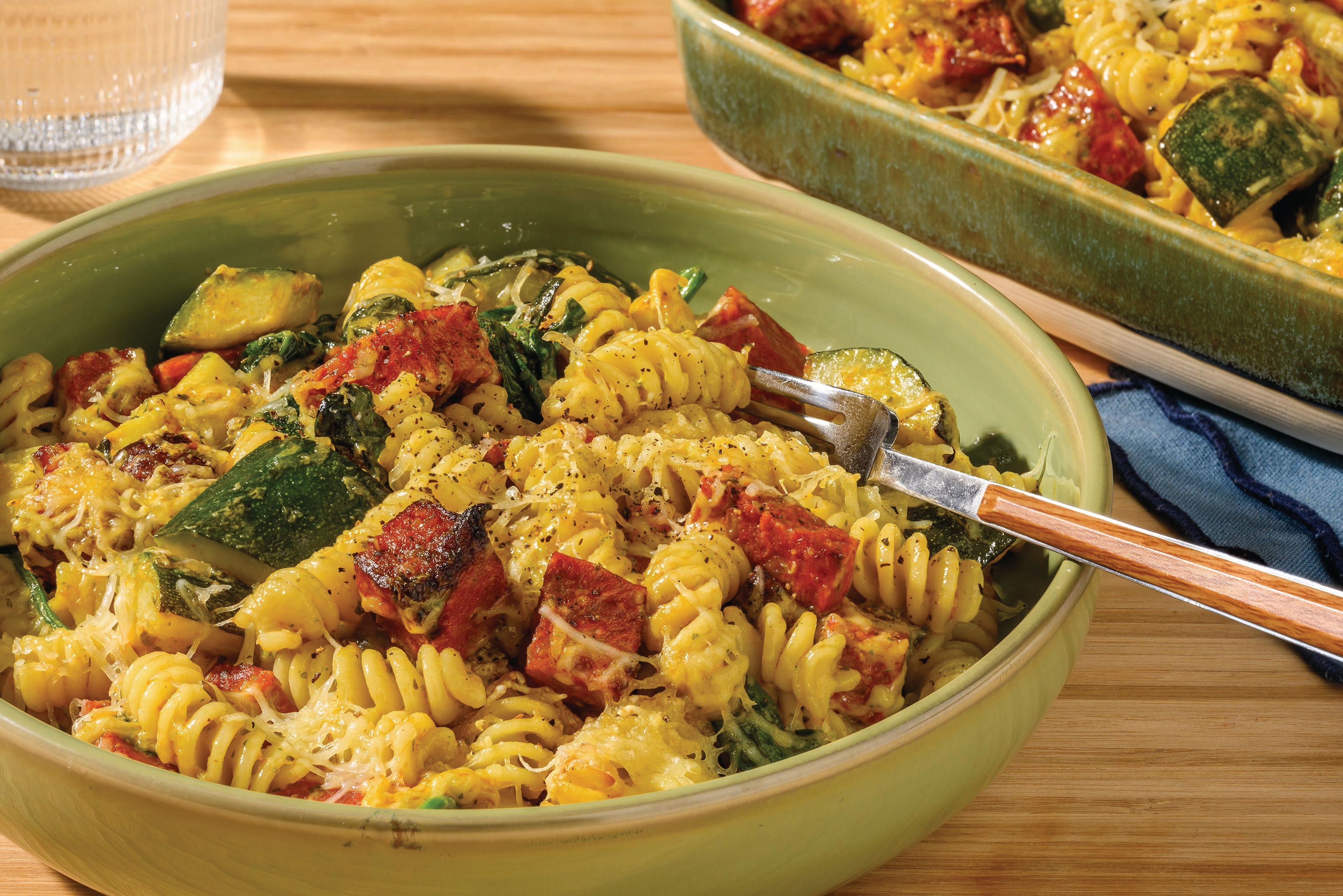 Creamy Bacon & Veggie Pasta Bake Recipe | HelloFresh