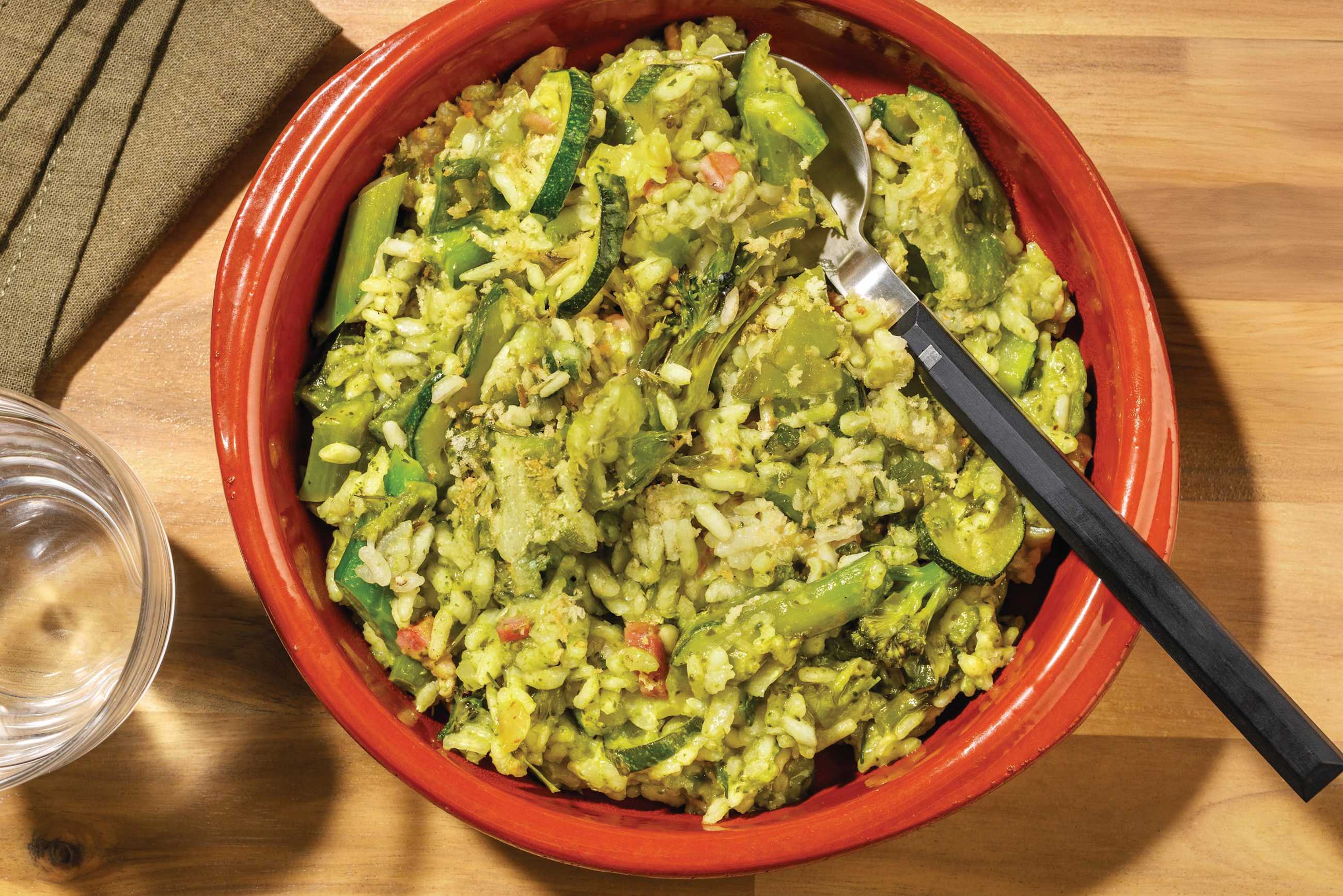 Plant-Based Mince & Zucchini Risotto Recipe | HelloFresh