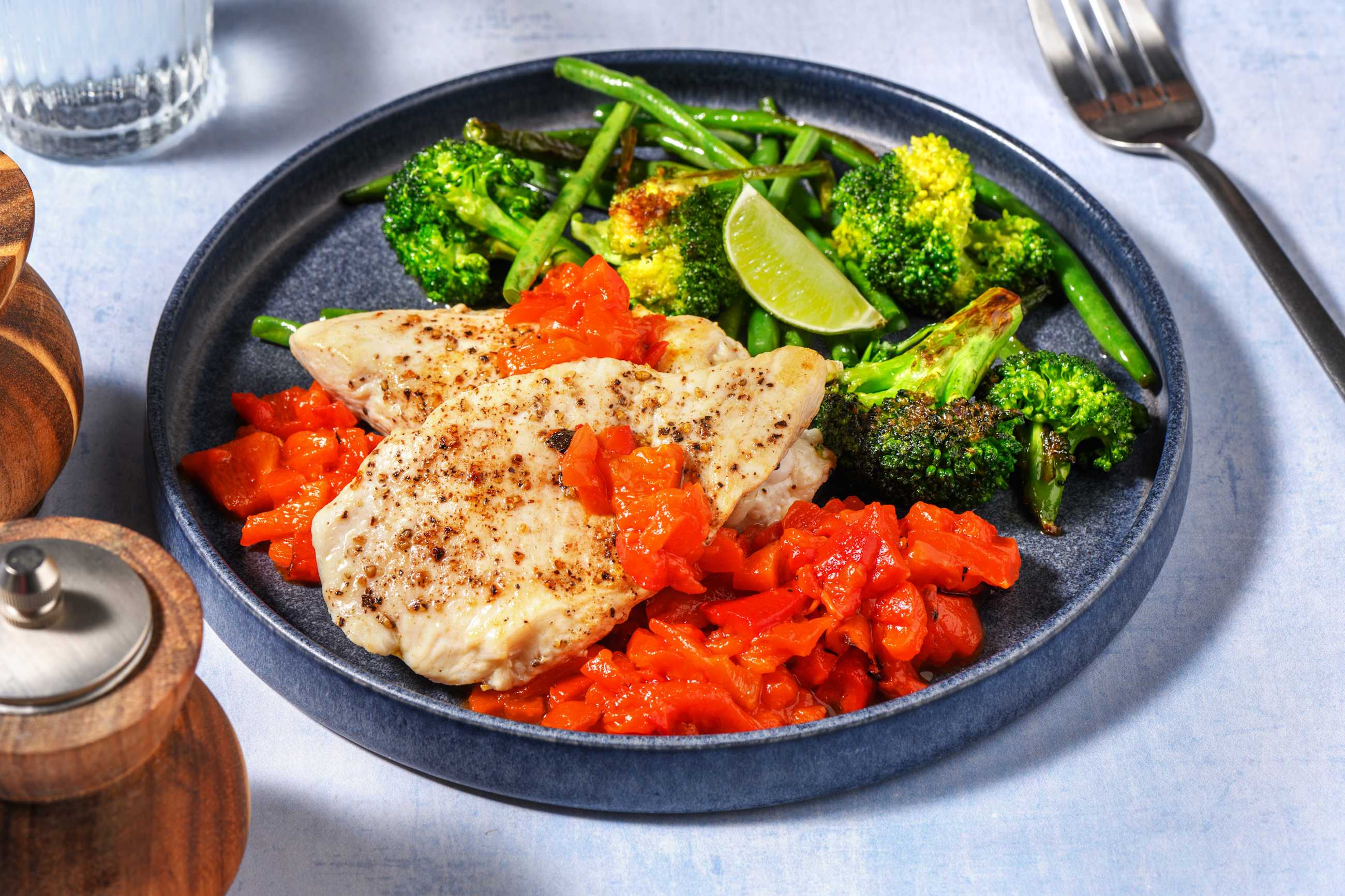 Seared Chicken & Smokey Capsicum Relish Recipe | HelloFresh