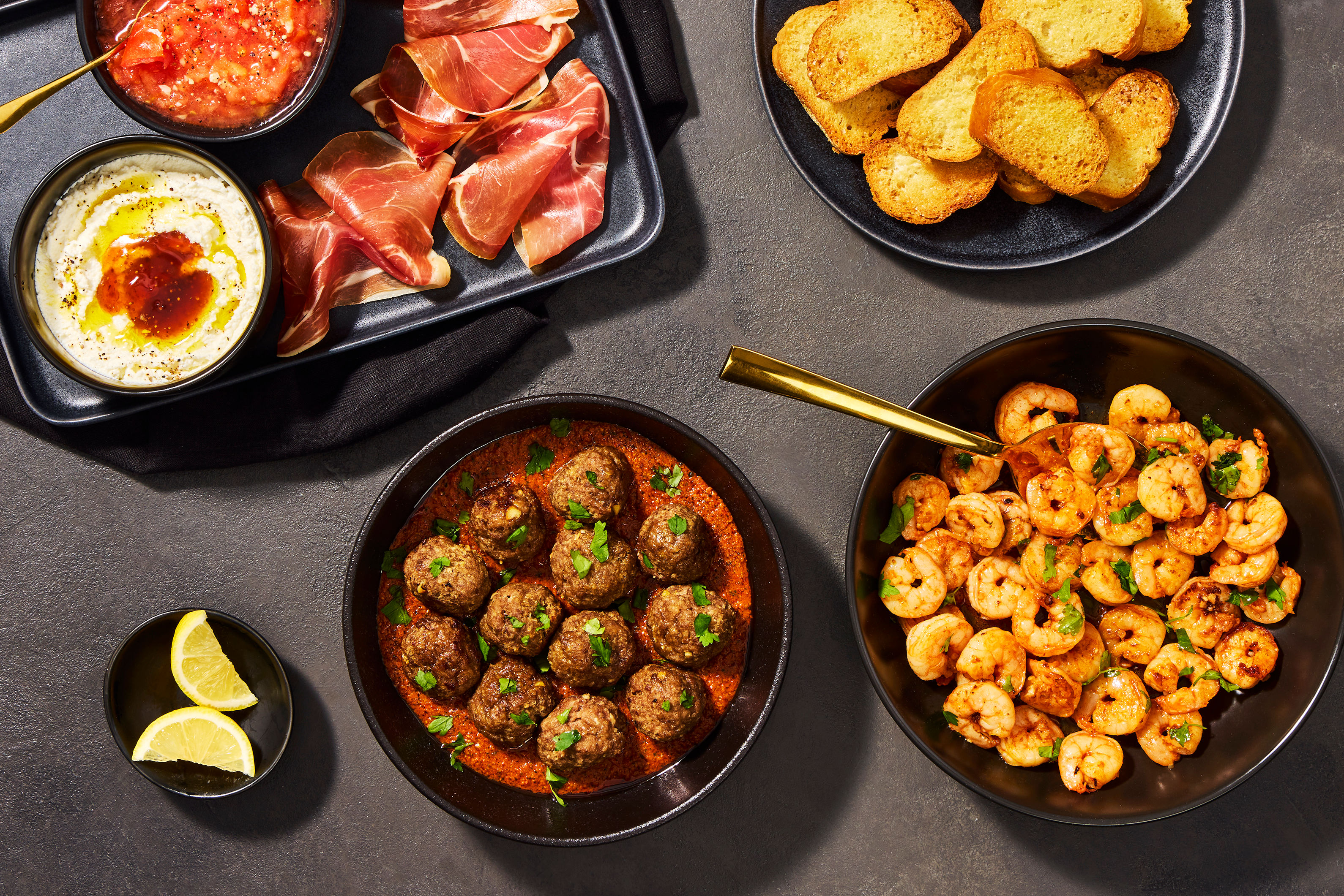 Spanish-Style Tapas with Beef Albondigas Recipe | HelloFresh