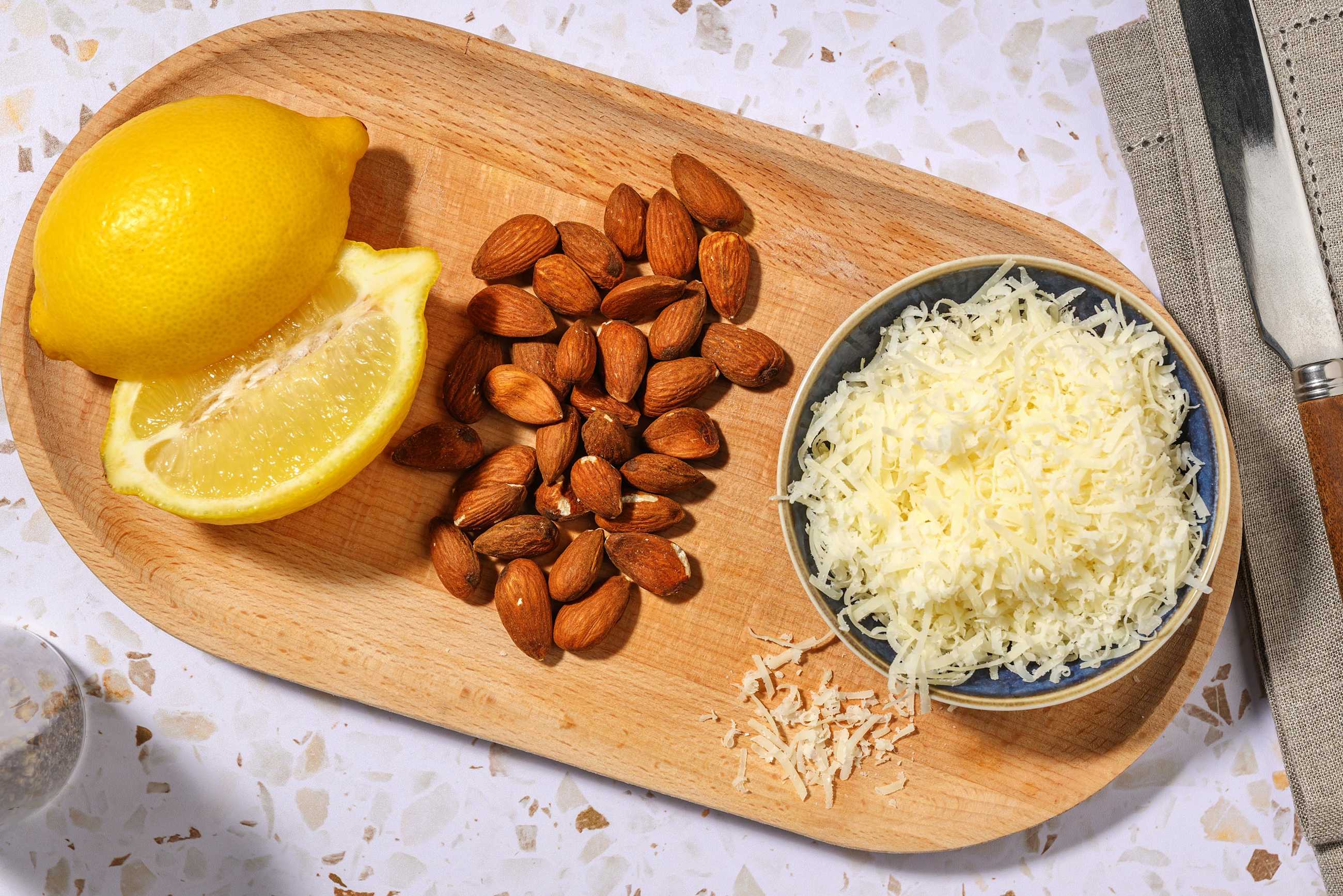 Lemon, Almonds & Parmesan Recipe | HelloFresh