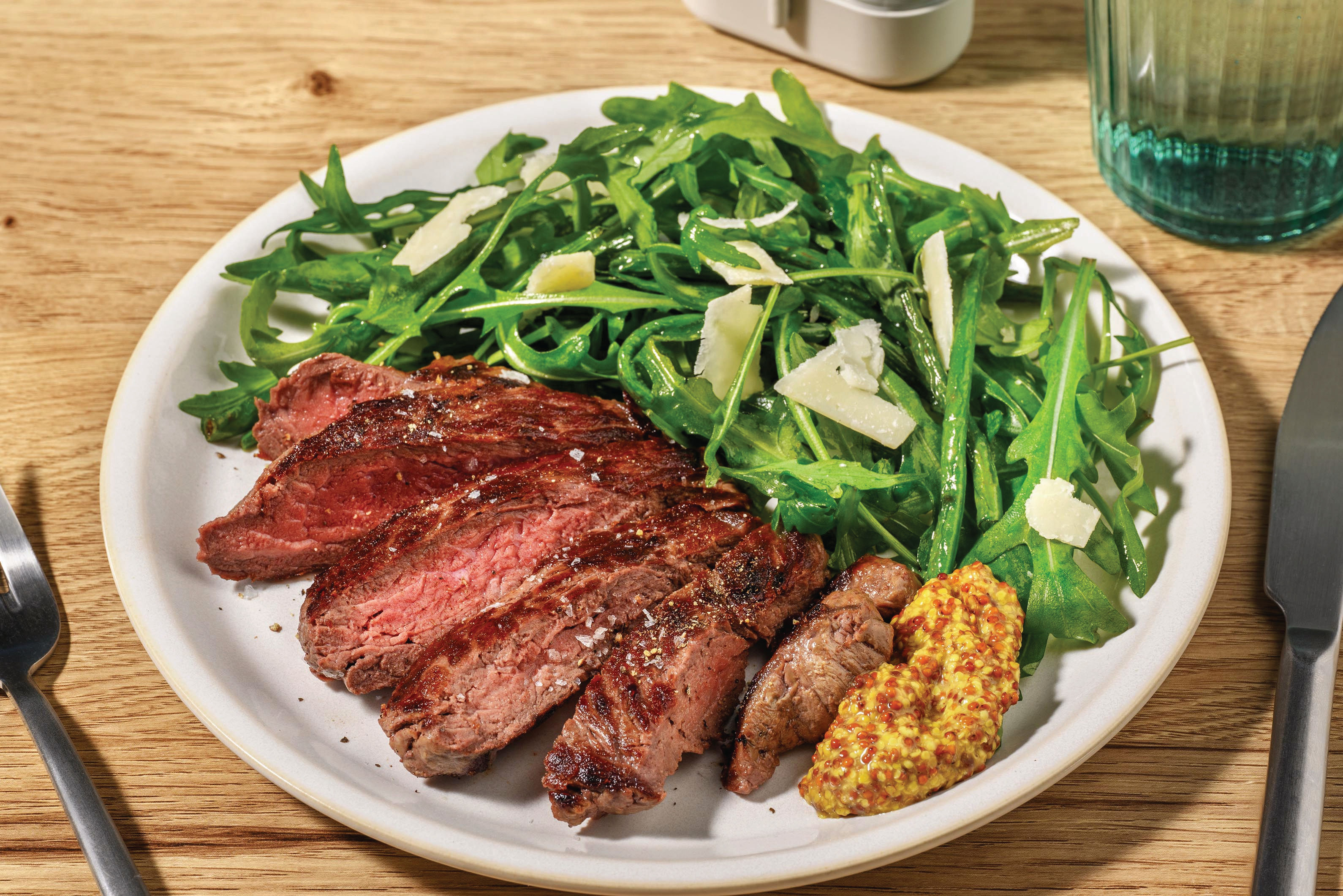 Seared Beef Rump, Prawns & Balsamic Green Bean Salad Recipe | HelloFresh