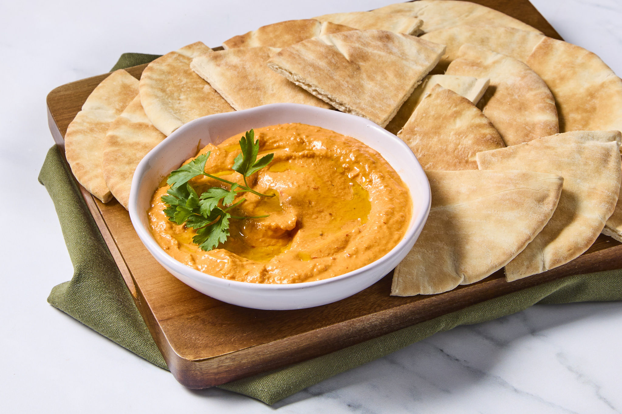 Sweet Heat Hummus and Pita Bread Recipe | HelloFresh