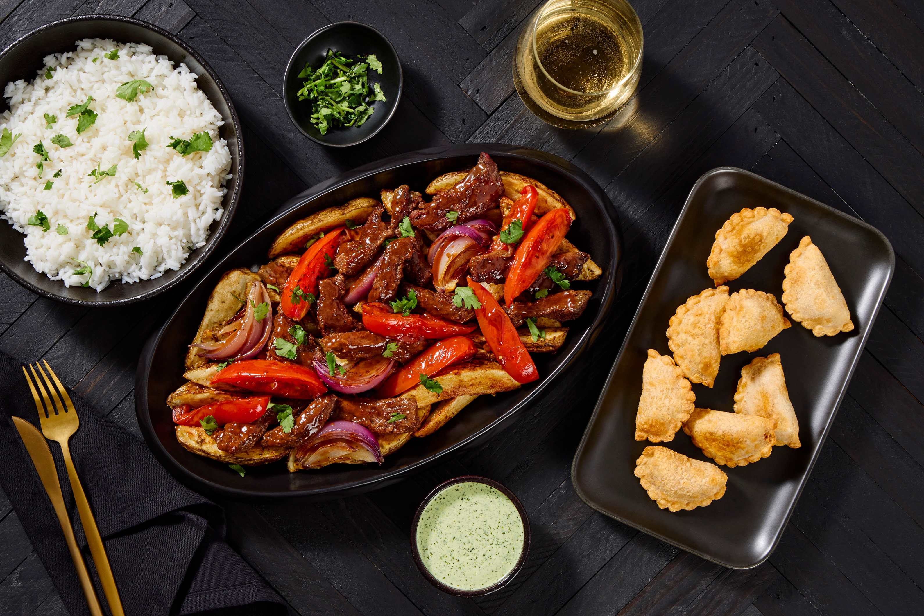 [PROTEIN DOUBLE BAVETTE STEAK] International Table Peruvian-Style Lomo ...