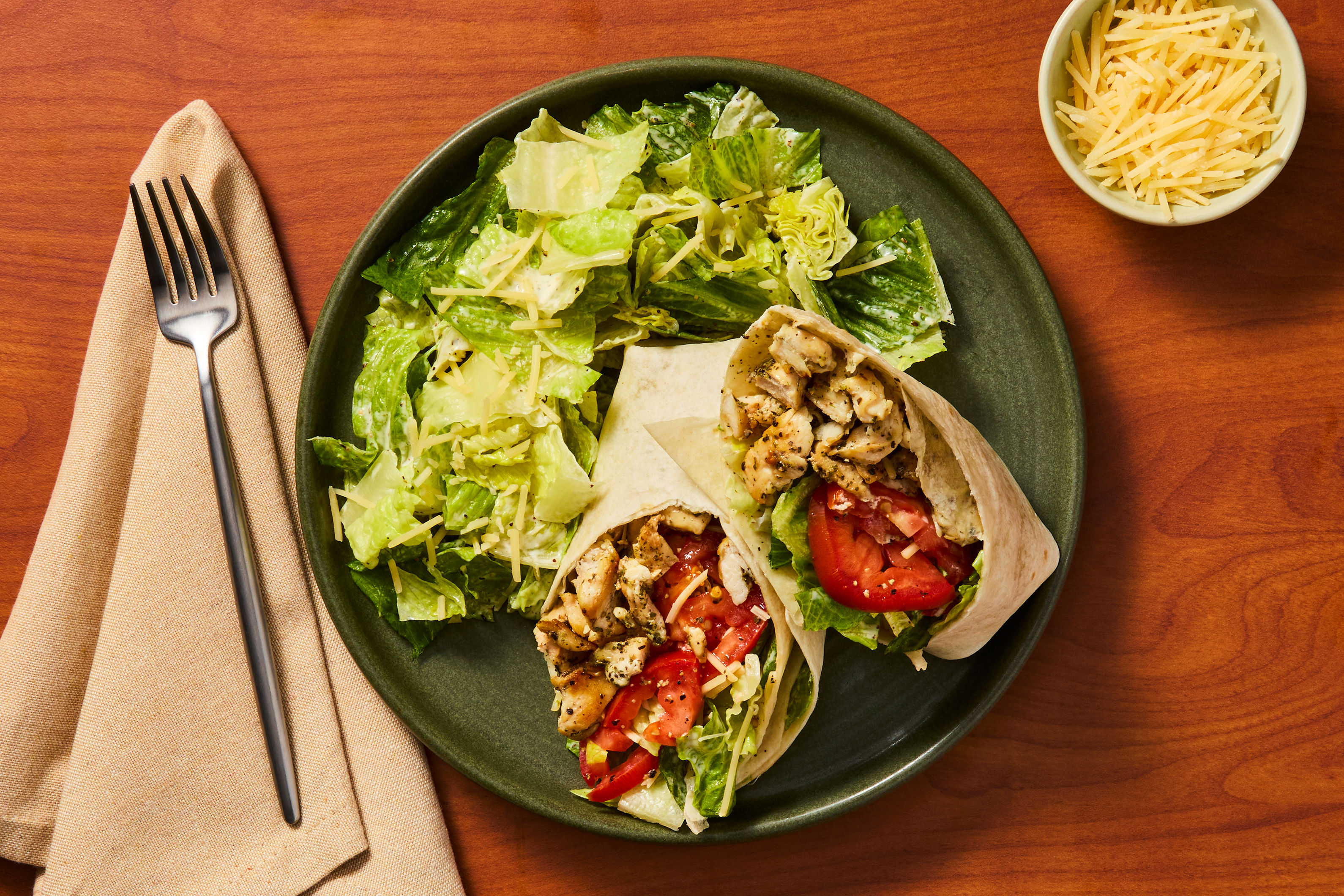 One-Pan Hail Bacon Caesar Wraps Recipe | HelloFresh