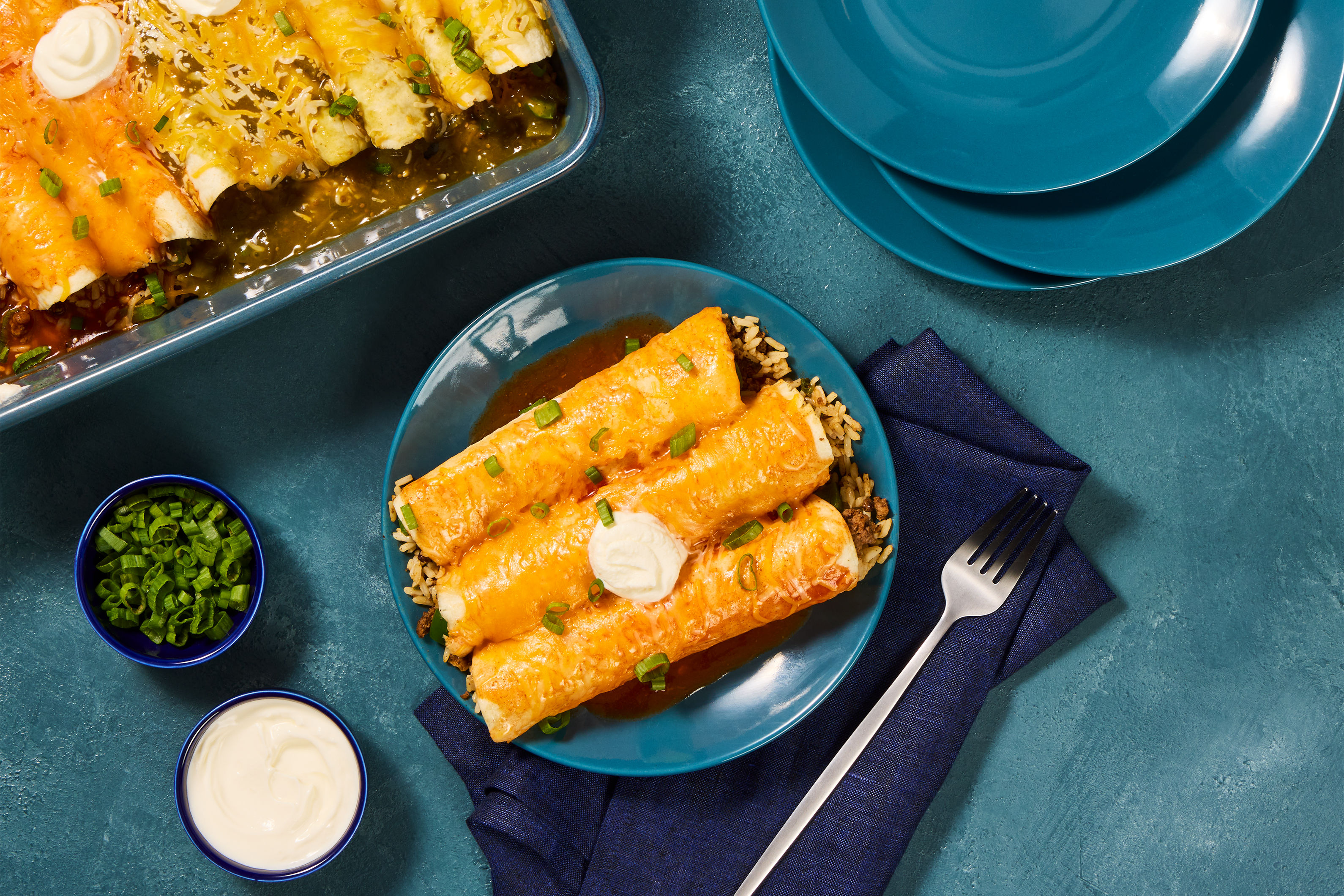 Beef Enchiladas "Divorciadas" Recipe | HelloFresh