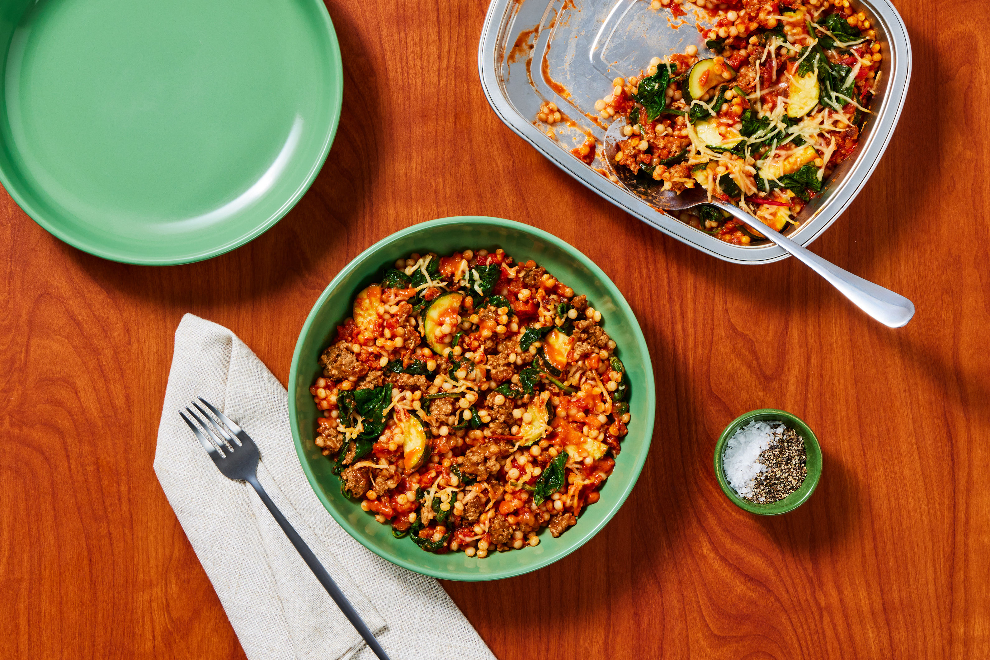 Pearl Pasta with Pork Sausage Recipe | HelloFresh