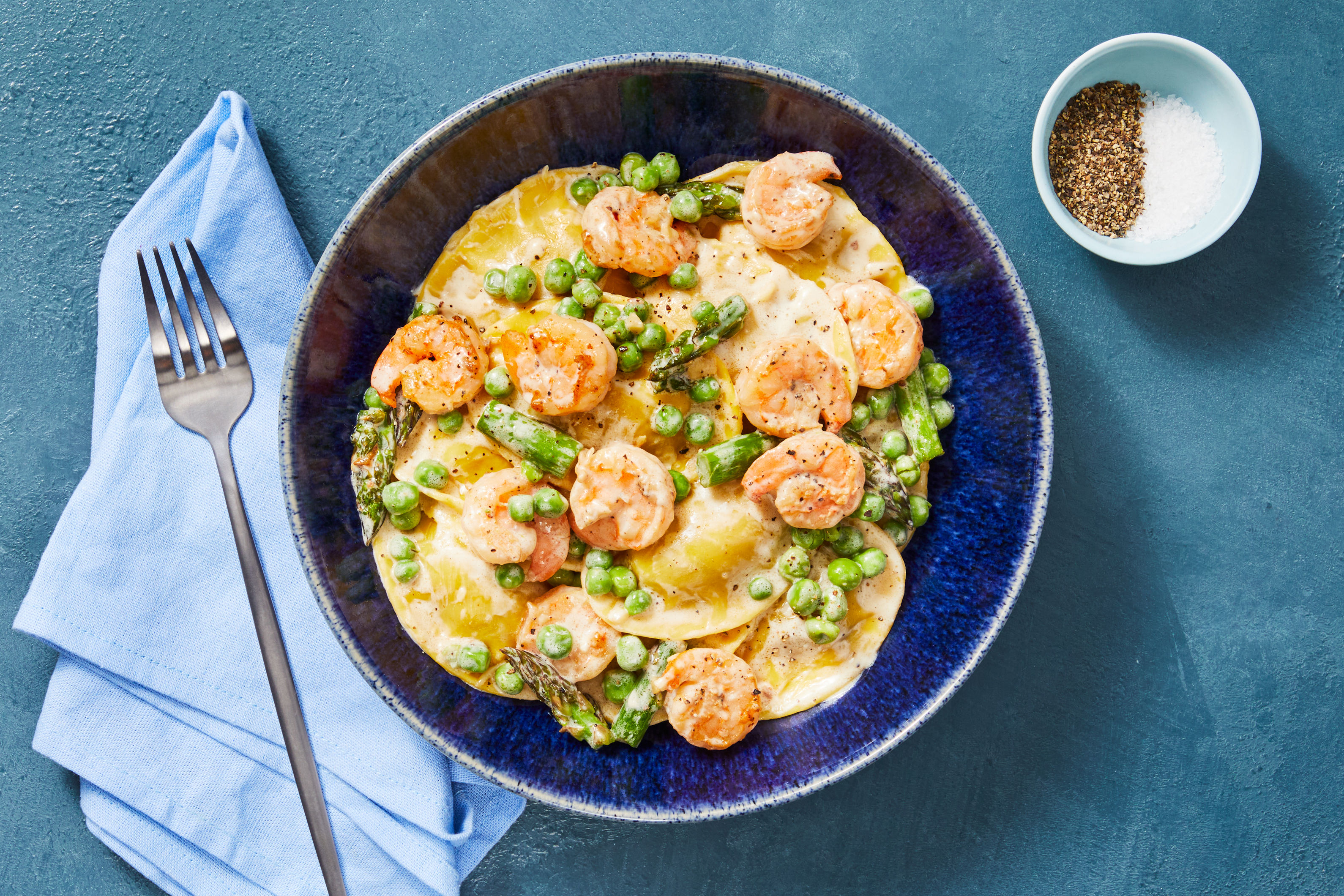 Creamy Lemon-Garlic Shrimp & Ravioli Recipe | HelloFresh