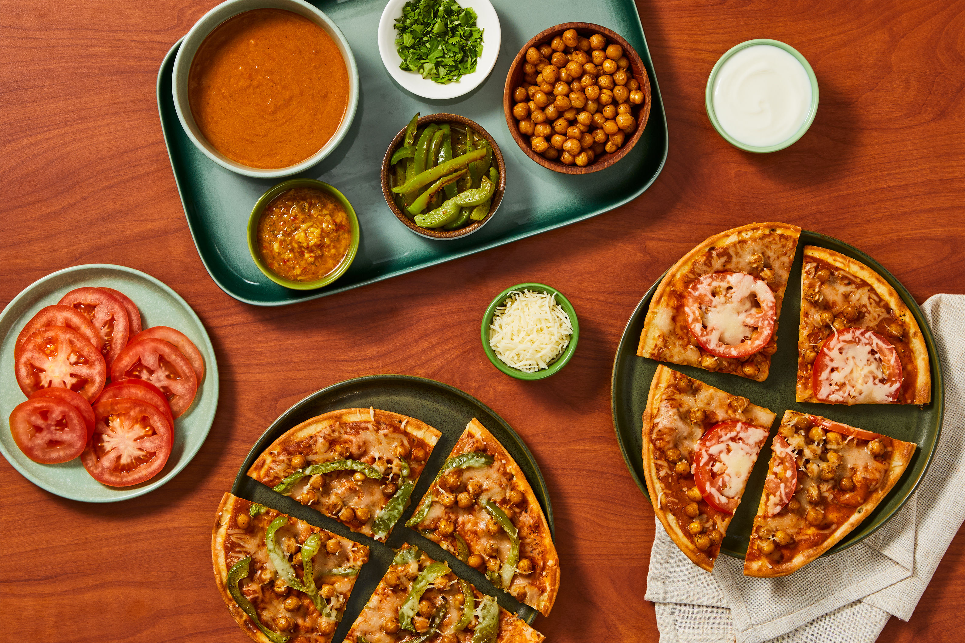 Cheesy Curry Naan Flatbread Bar Recipe | HelloFresh