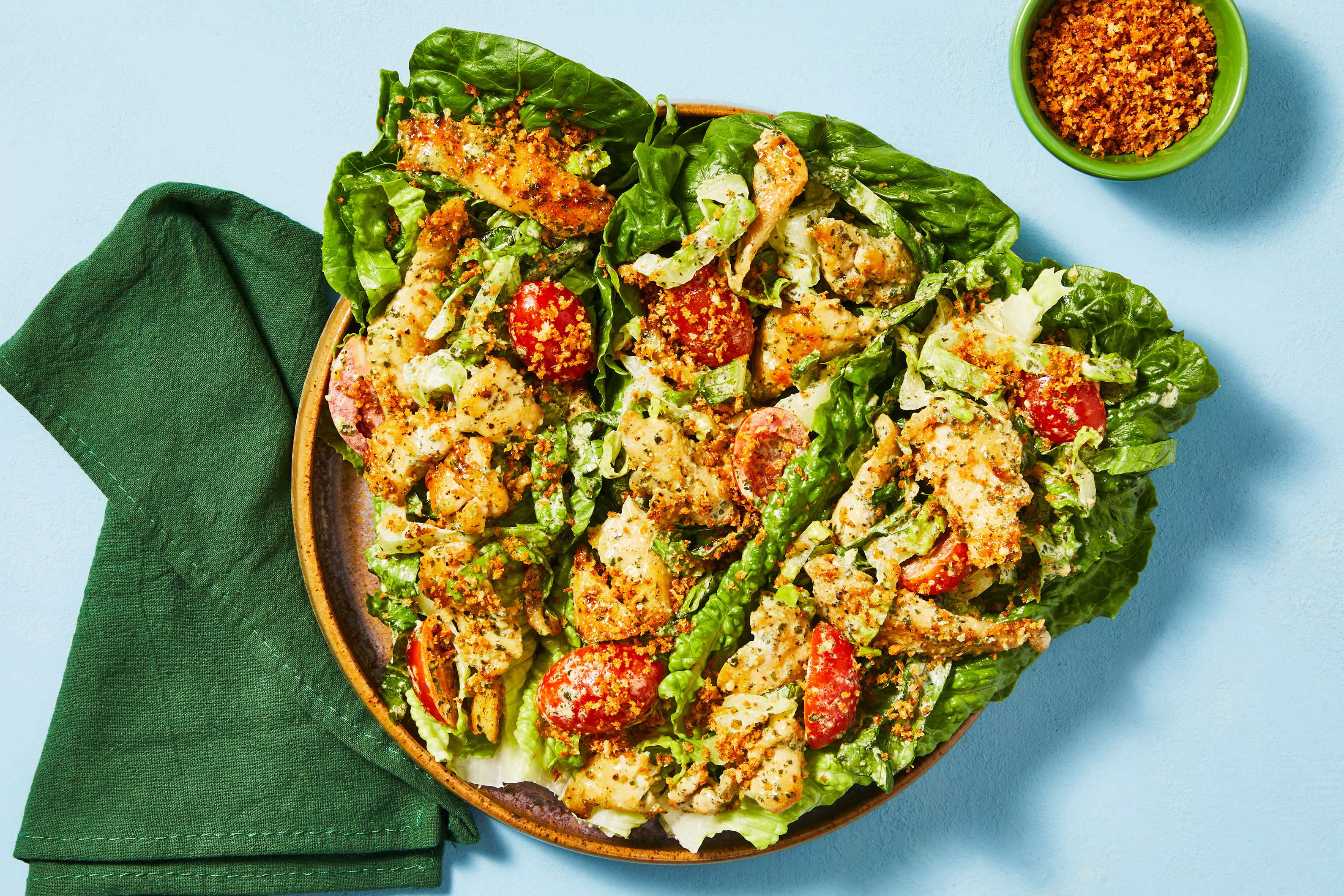 Pesto Chicken Salad Lettuce Wraps Recipe | HelloFresh