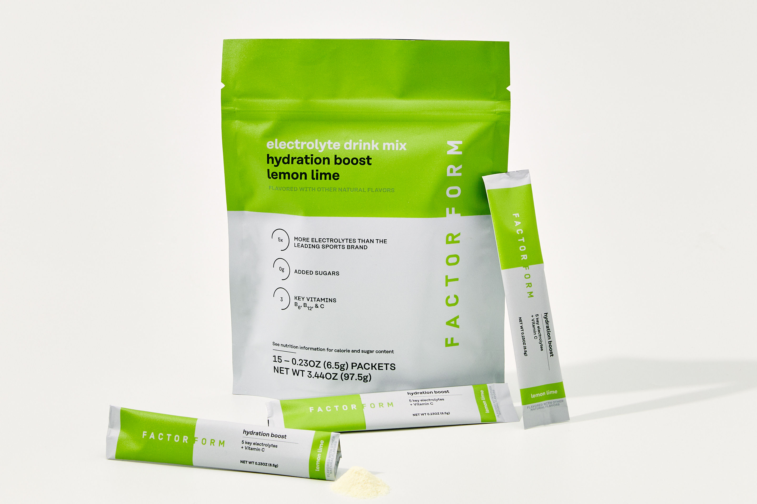 Factor Form Hydration Boost - Lemon Lime - 15 Servings Recipe | HelloFresh
