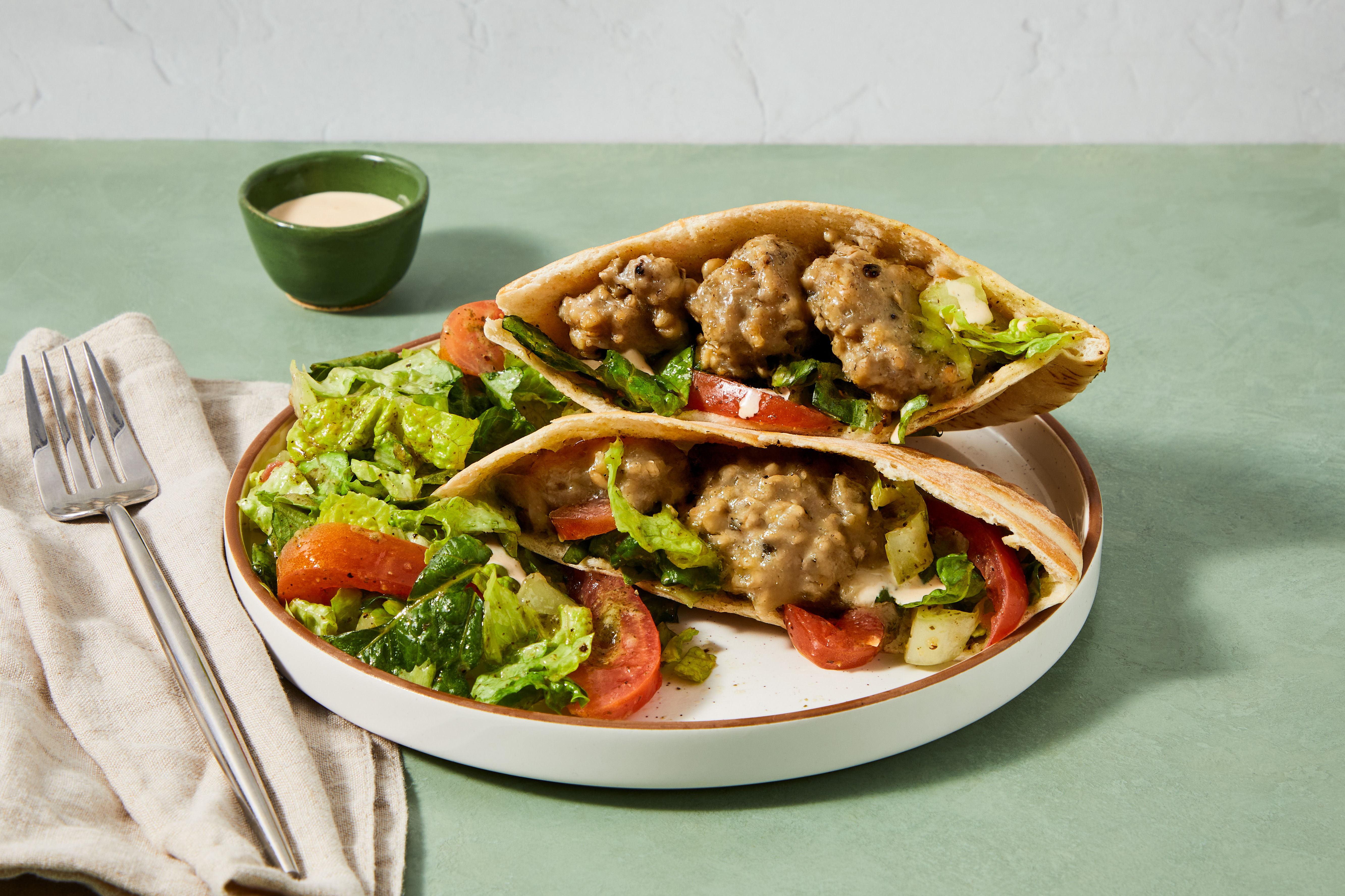 Turkey Pita Pockets with Spicy Mayo Recipe | HelloFresh