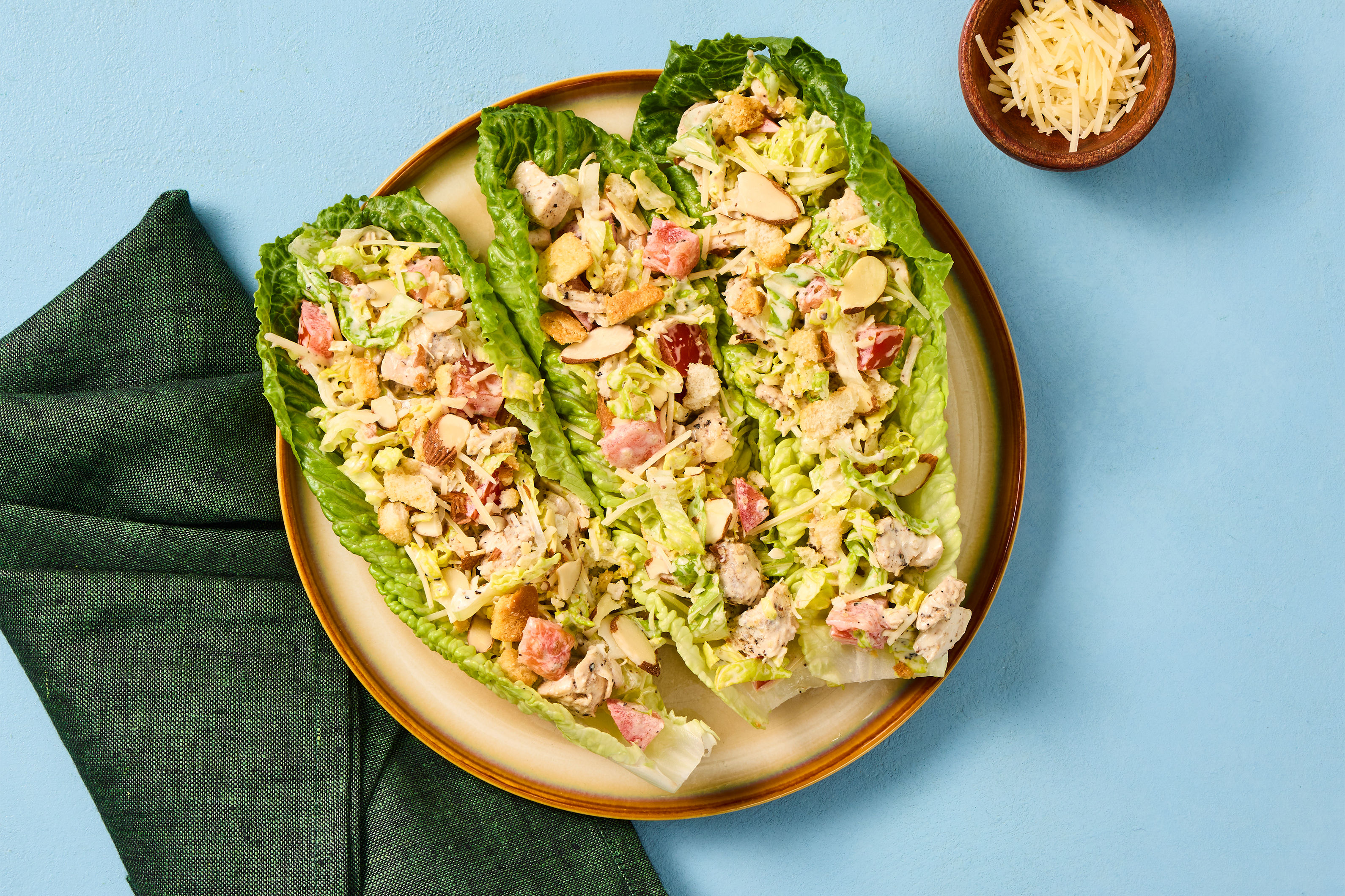 Creamy Italian Chicken Lettuce Wraps Recipe | HelloFresh