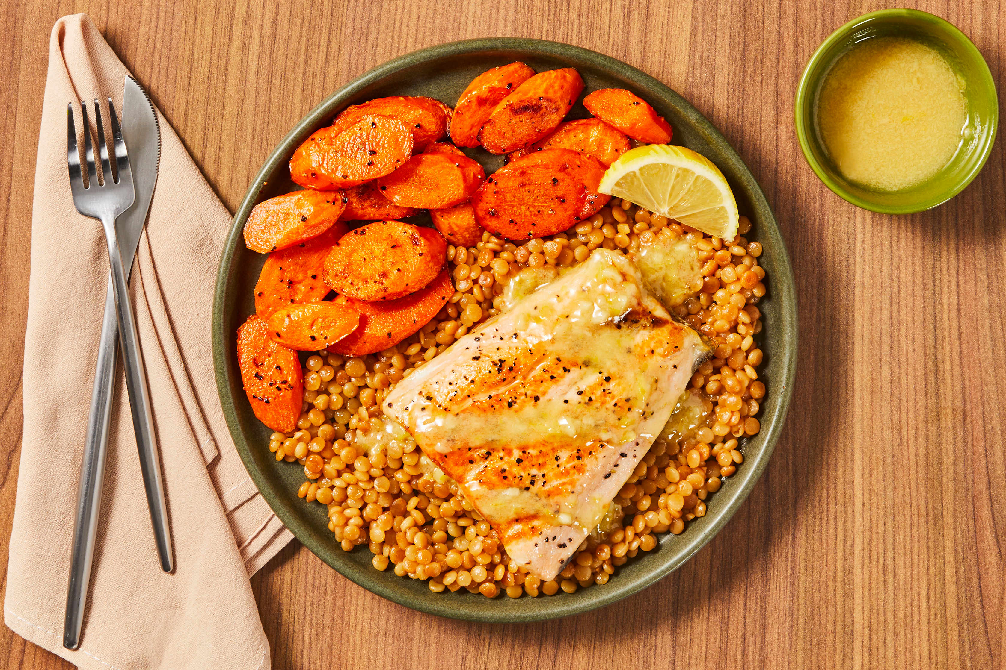 Seared Icelandic Cod & Lemon-Dijon Sauce Recipe | HelloFresh