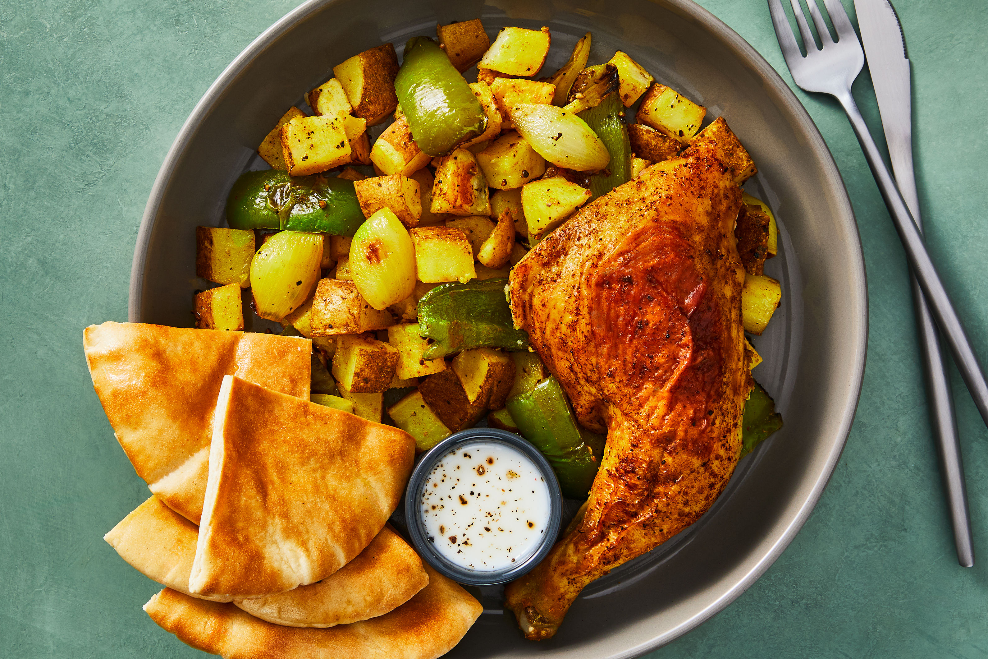 Curry-Roasted Half Chicken & Potatoes Recipe | HelloFresh