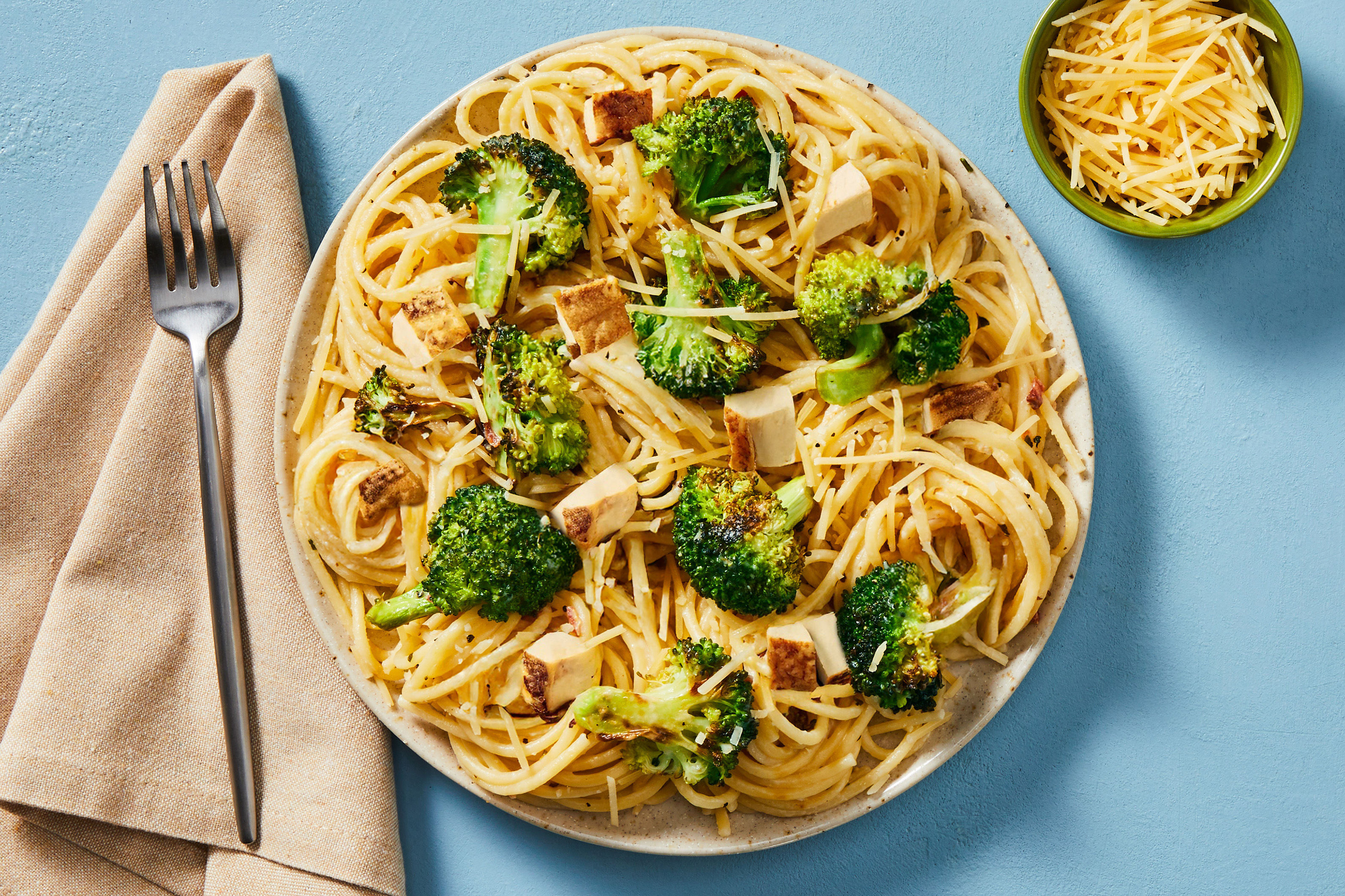Tofu & Cream Supreme Spaghetti Recipe | HelloFresh