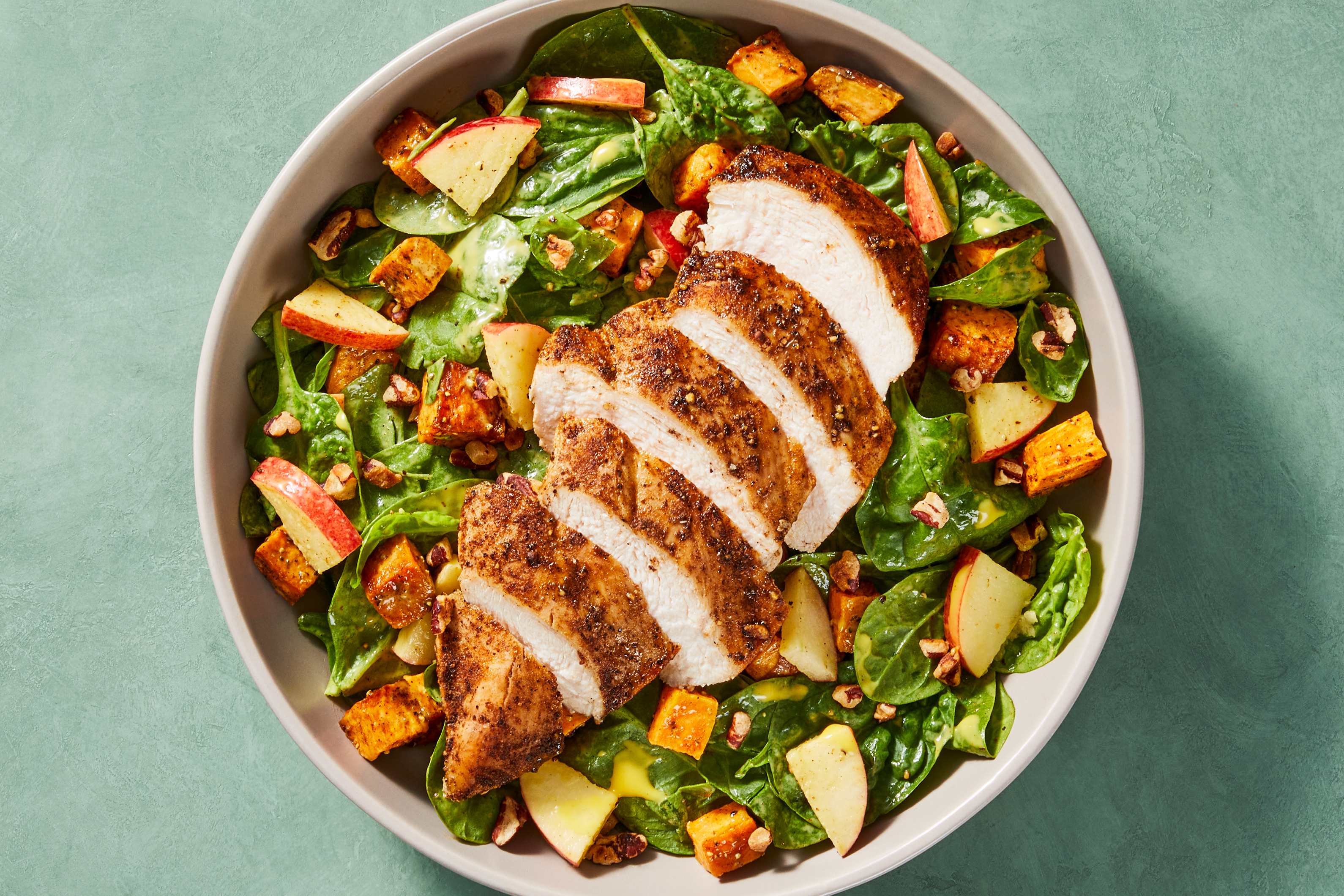 Orchard Salmon Spinach Salad Recipe | HelloFresh
