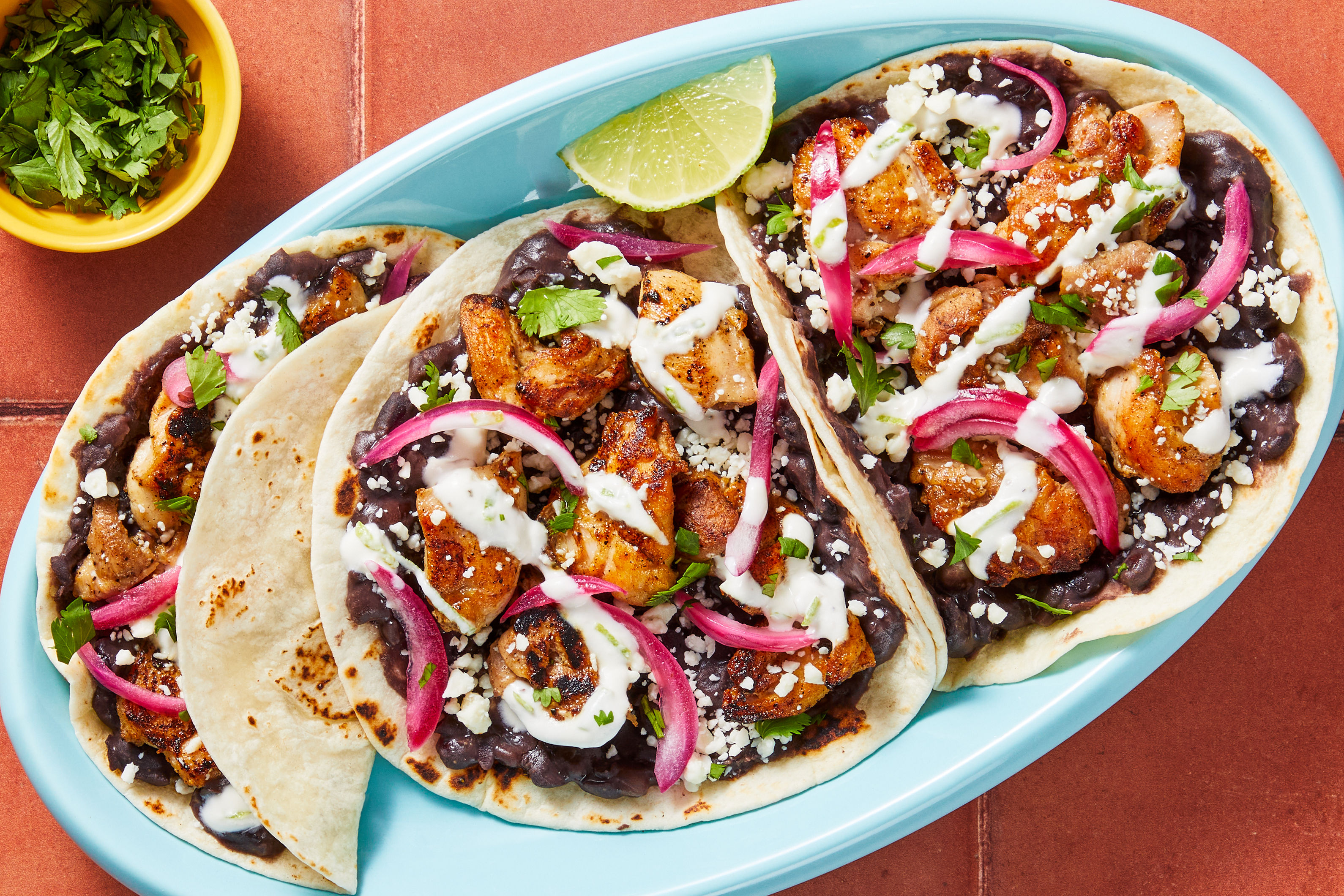 Honduran-Style Chicken Baleadas Recipe | HelloFresh