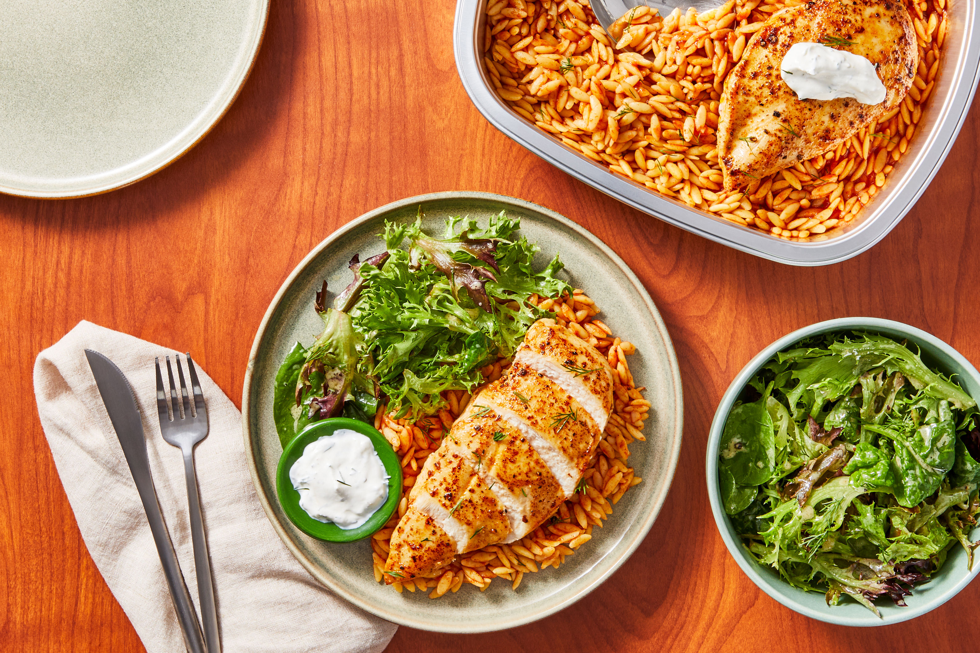 Prep & Bake Chicken Orzo Paprikash Recipe | HelloFresh