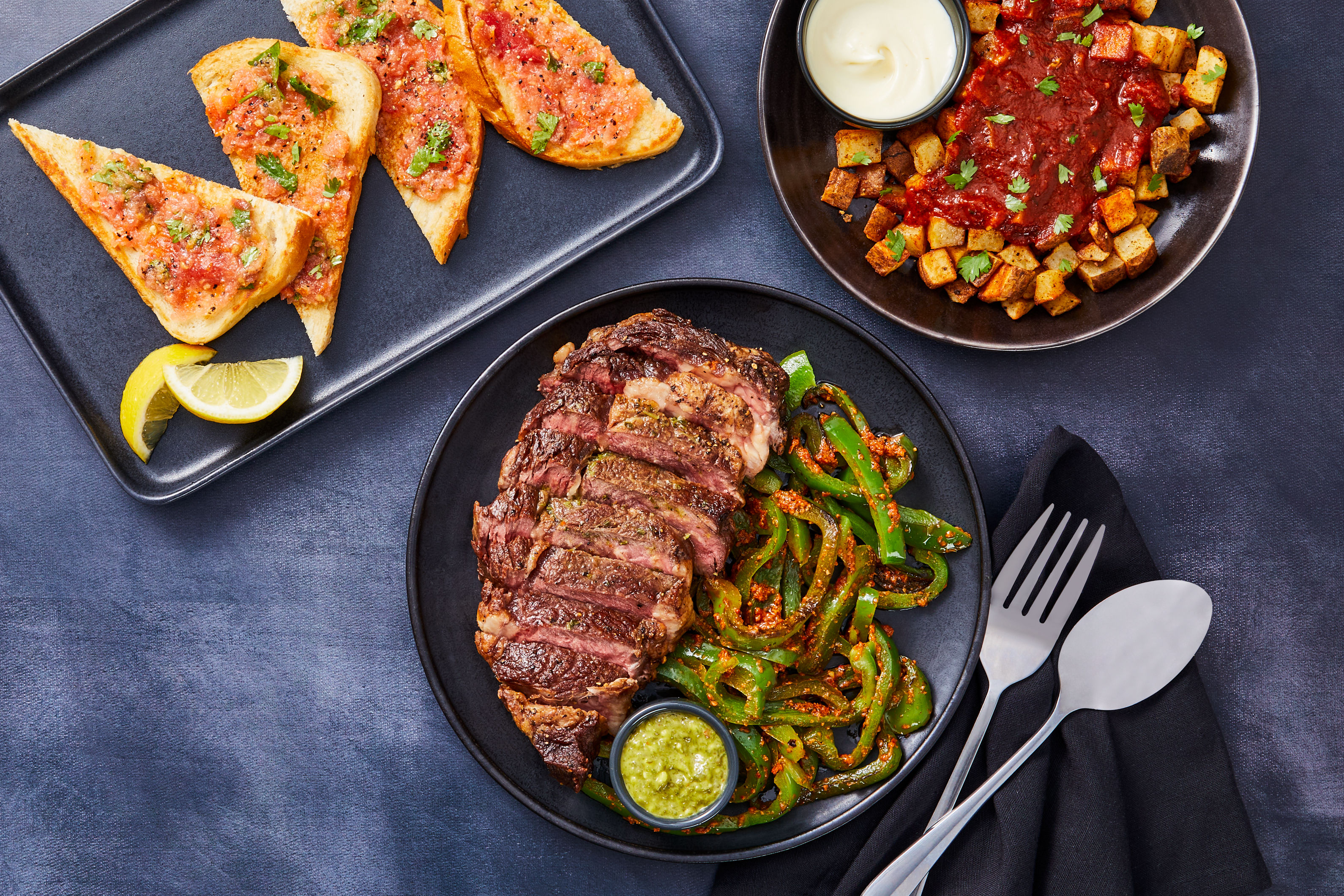 Spanish-Style Chimichurri Butter Rib-Eye Recipe | HelloFresh