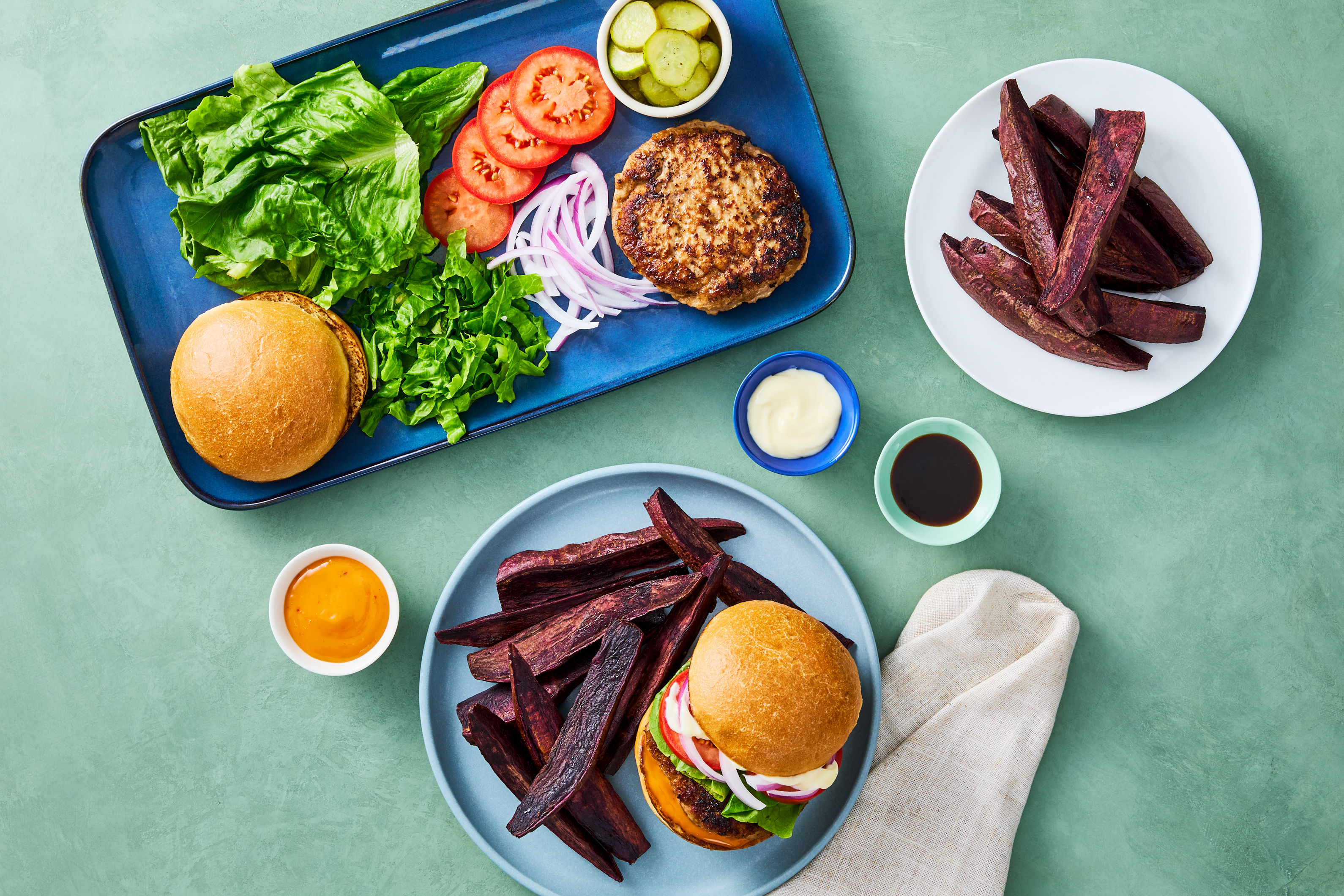 Sweet Soy Turkey Burger Bar Recipe | HelloFresh