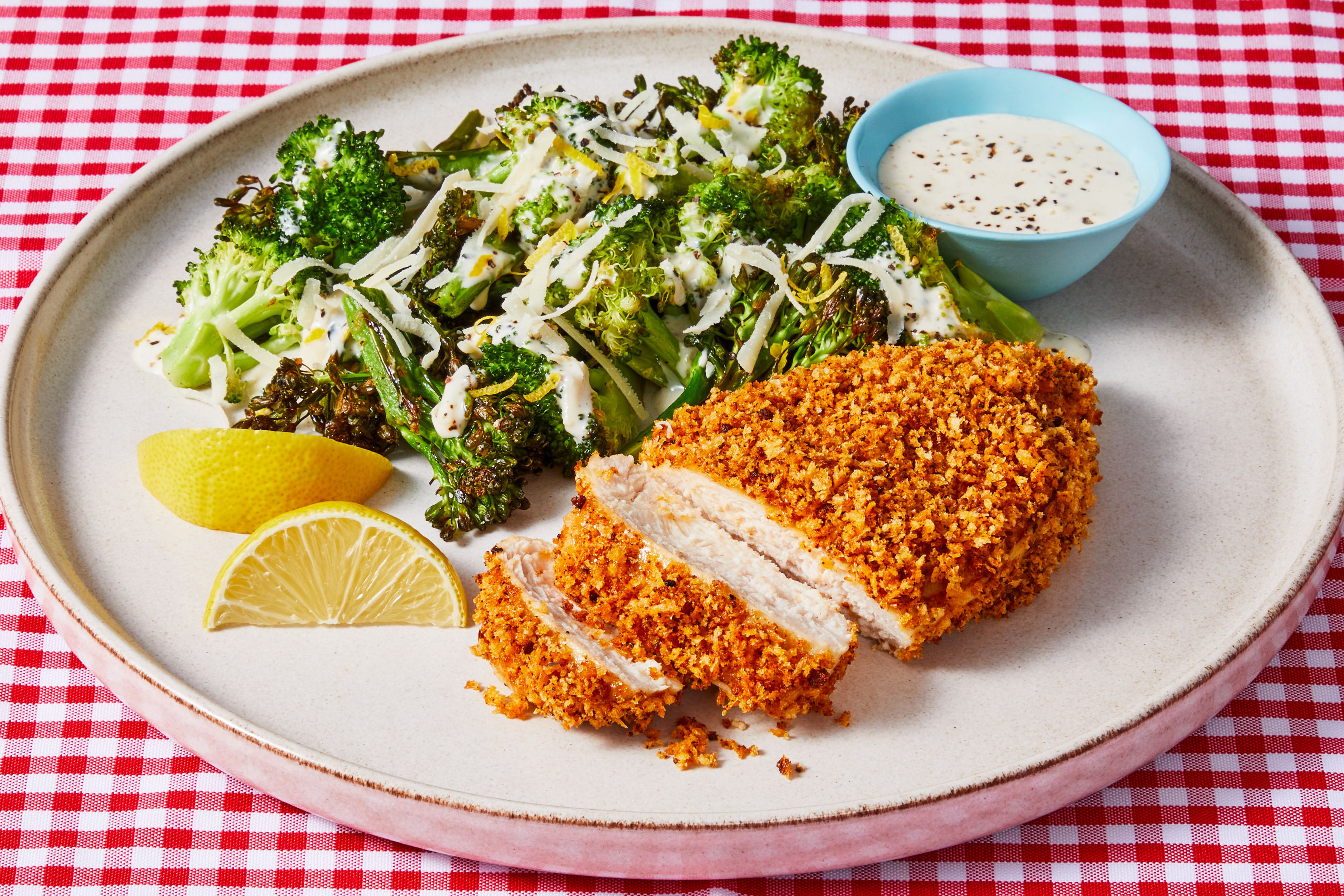 Crispy Caesar Chicken & Broccoli Recipe | HelloFresh