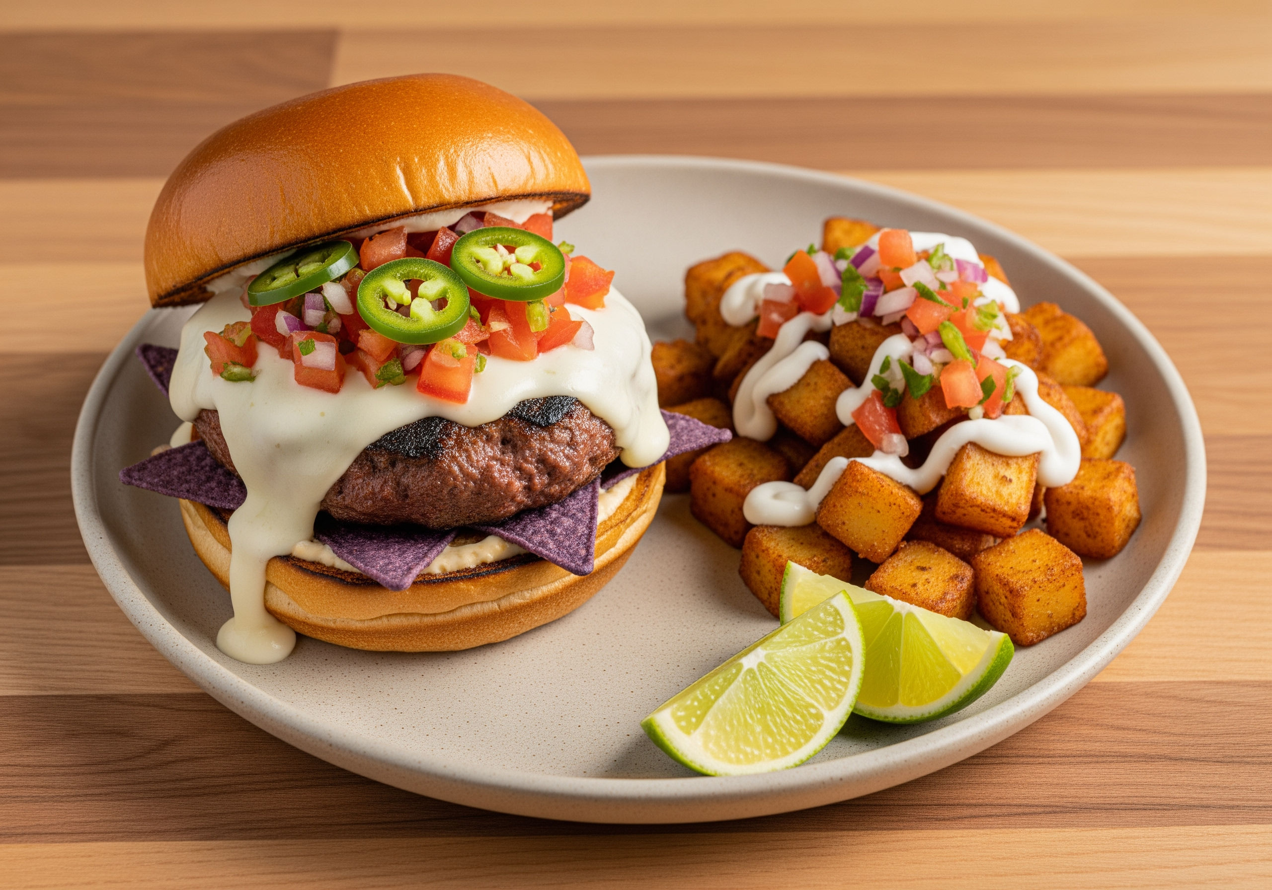 Nacho Crunch Burgers Recipe | HelloFresh