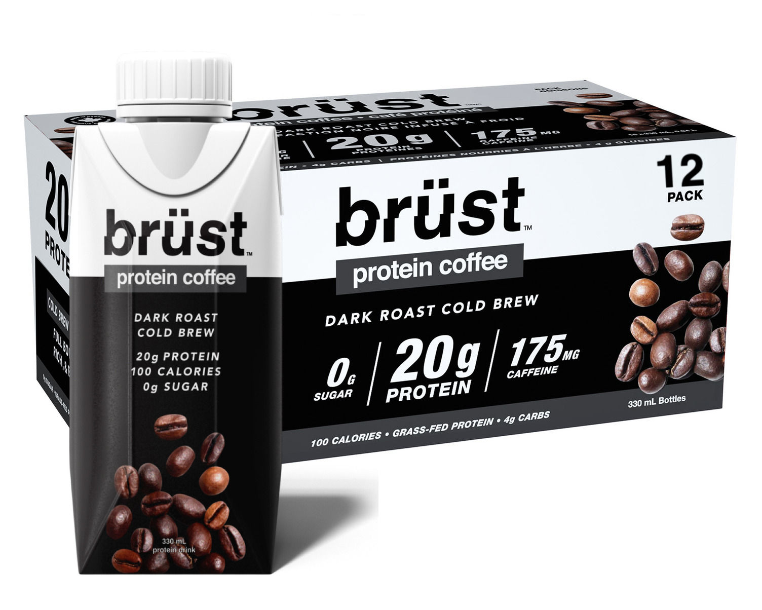brüst Cold Brew Protein Coffee Dark Roast Recipe | HelloFresh