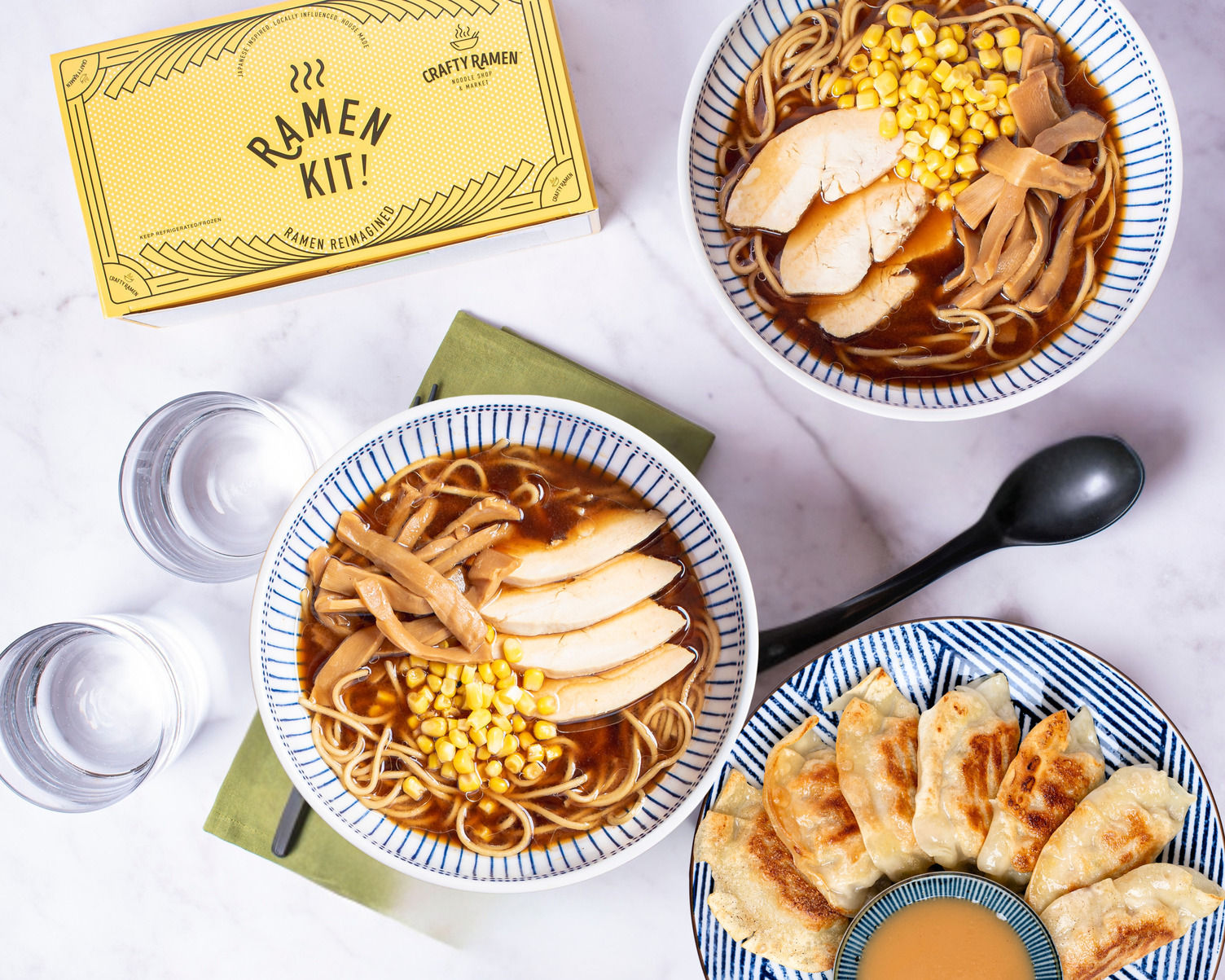 Chicken Shoyu Ramen & Dumpling Bundle Recipe | HelloFresh