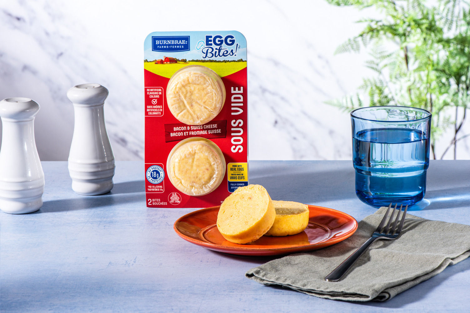 Burnbrae Farms Bacon & Swiss Cheese Sous Vide EGGBites! Recipe | HelloFresh