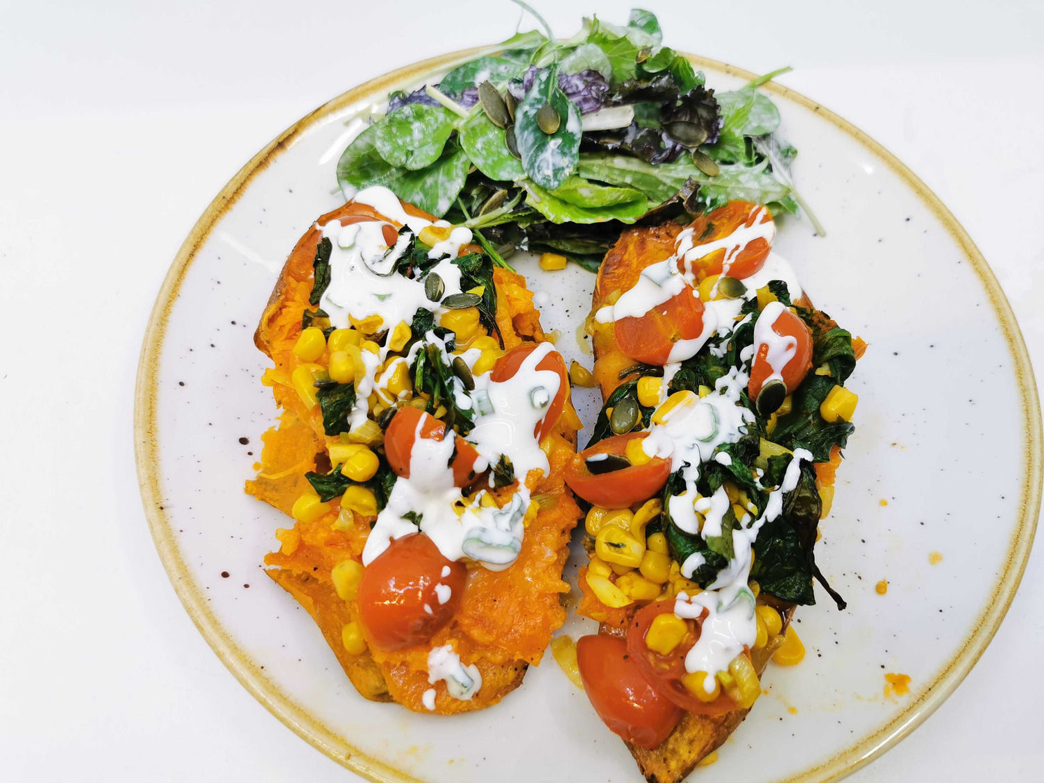 Loaded Jacket Sweetpotatoes Rezept | HelloFresh