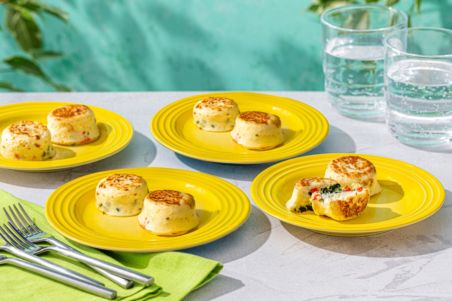 Spinach & Feta Two-Bite Omelette Bundle Recipe | HelloFresh