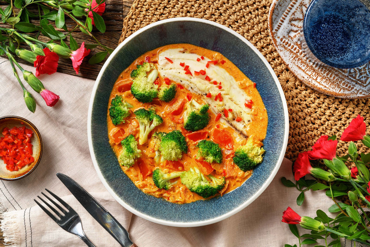 Red Thai Inspired Basa Coconut Curry Recipe | HelloFresh
