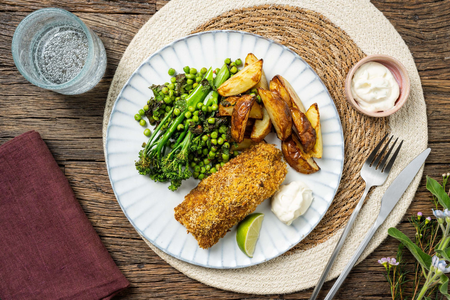 Peri Peri Cod and Potato Wedges Recipe | HelloFresh