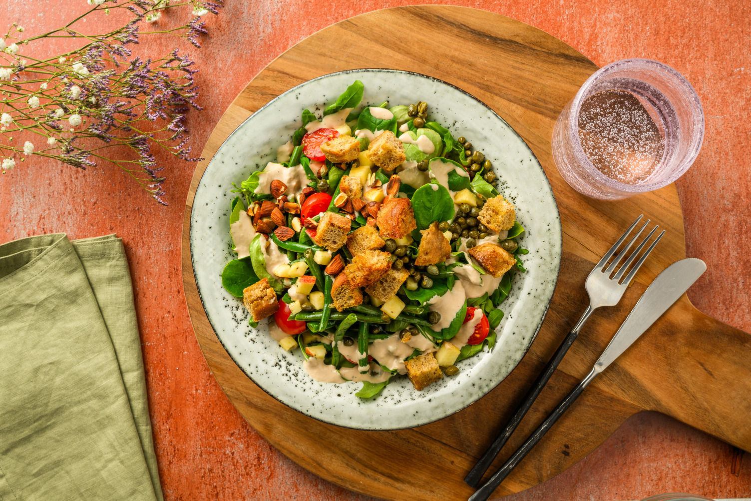 Frisse Salade Met Makreel - amarello