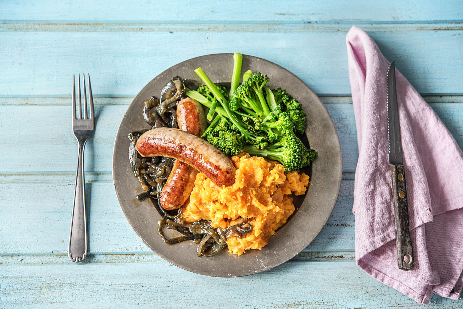 WEEK 30 BROCCOLI Honey Mustard Sausages Recipe | HelloFresh