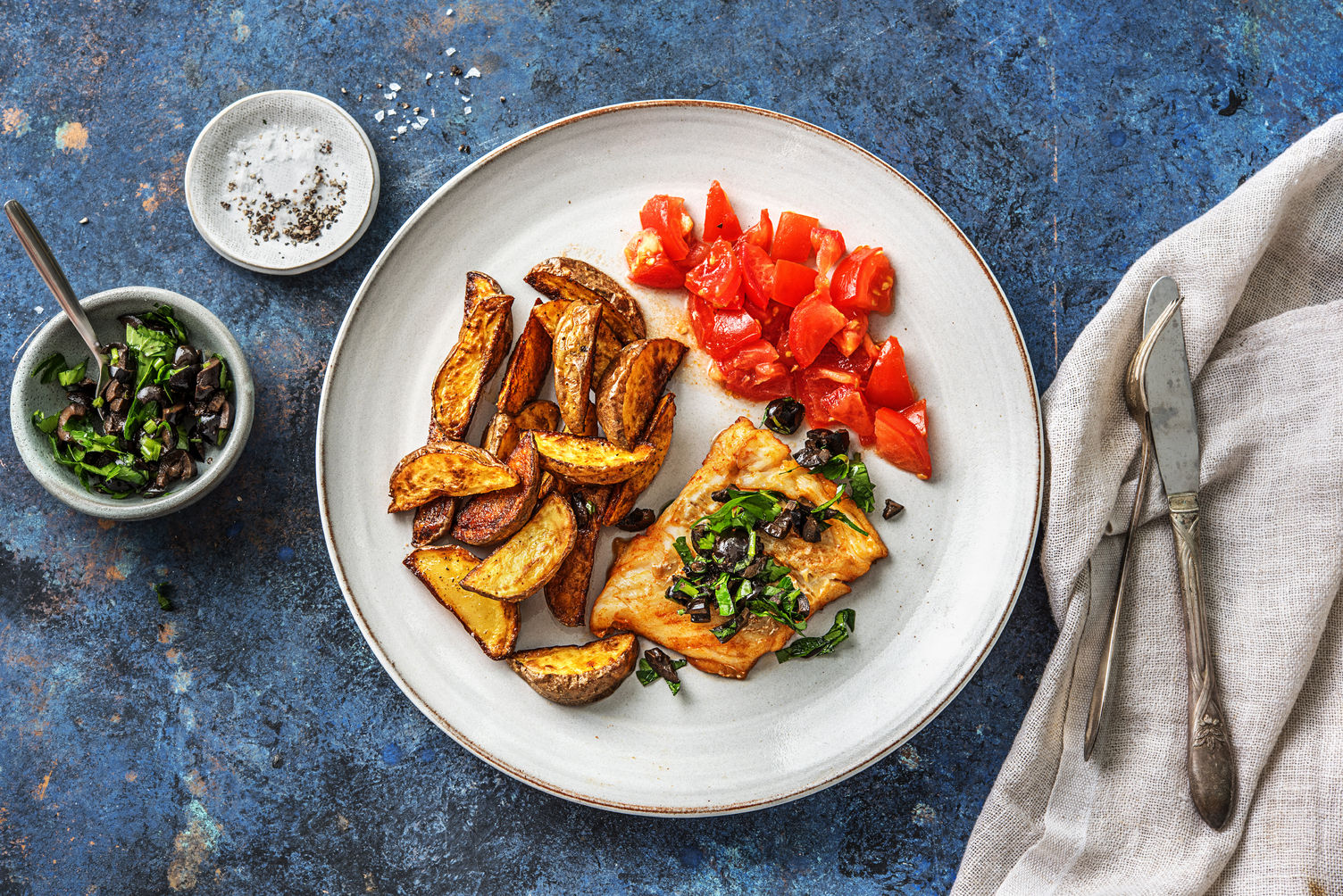 Spanish Style Cod + Chips Recipe | HelloFresh