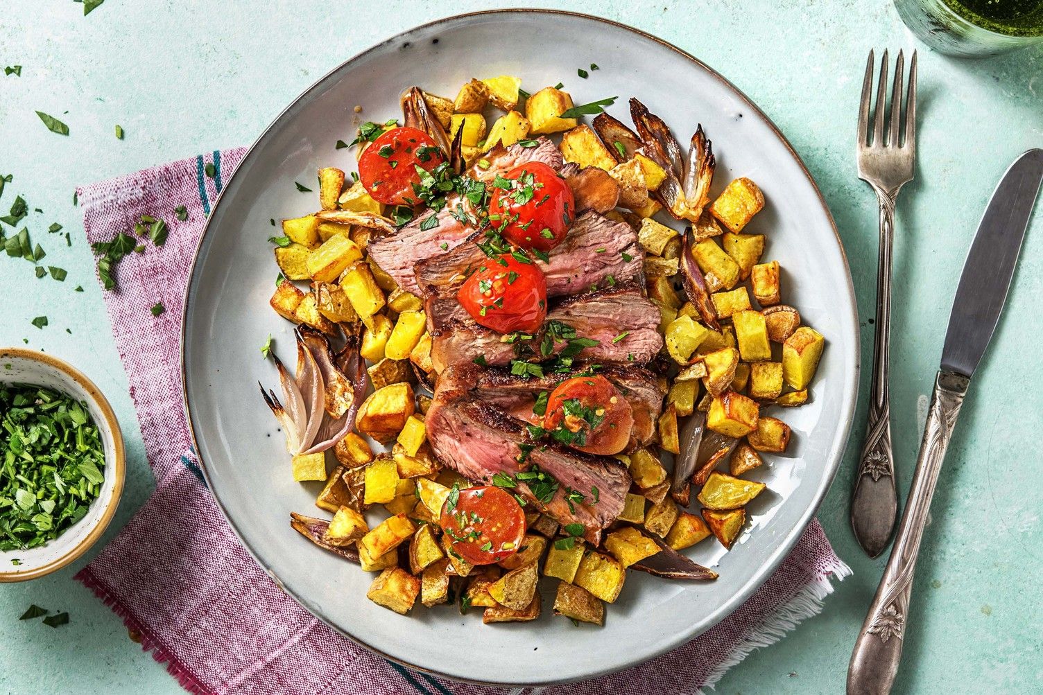 Steak poêlé Recette | HelloFresh