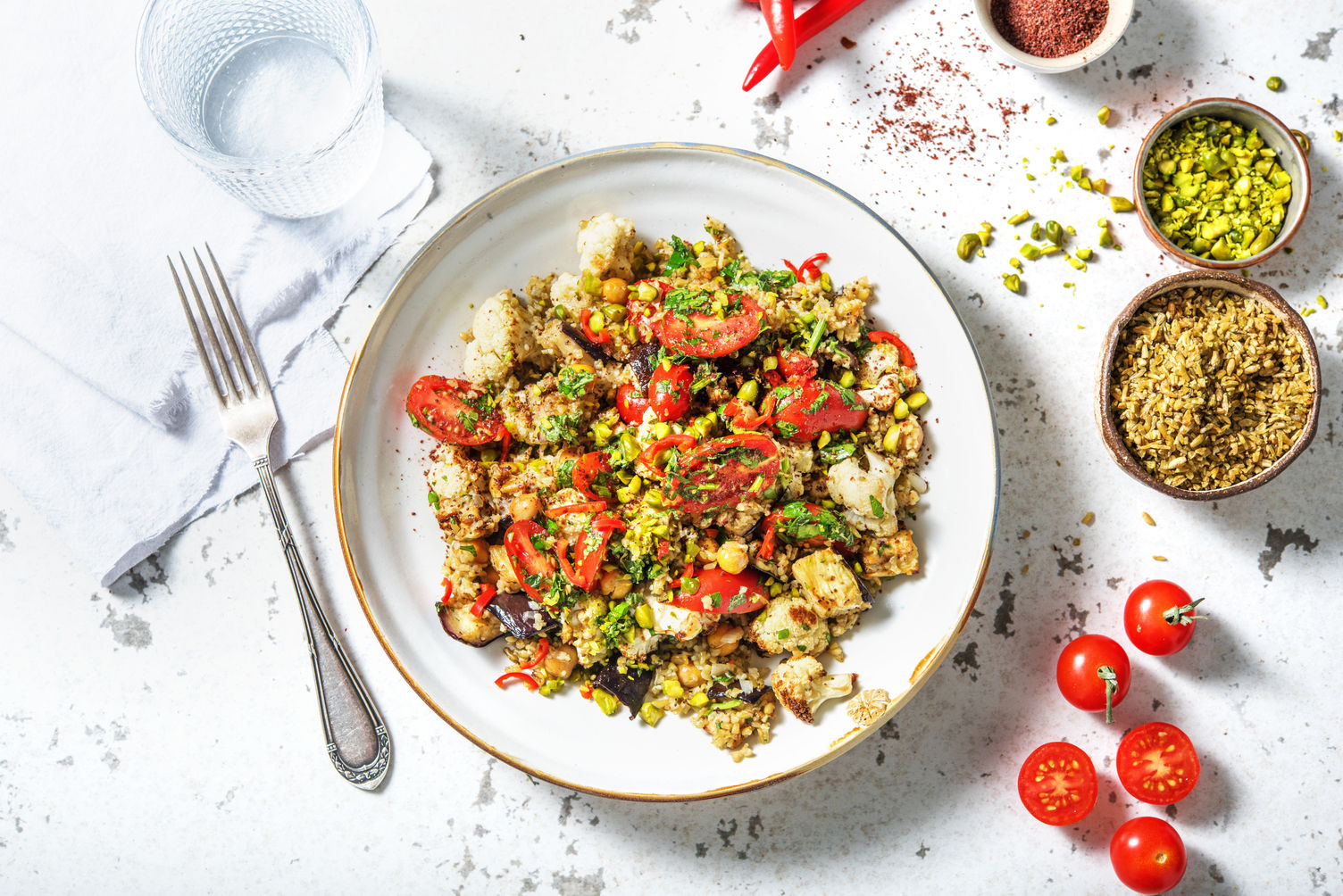 Lean and Clean Spiced Freekeh Pilaf Recipe | HelloFresh