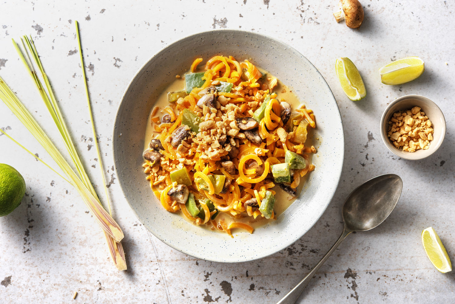 Veggie Laksa Soup with Boodles NO THAI BASIL Recipe | HelloFresh