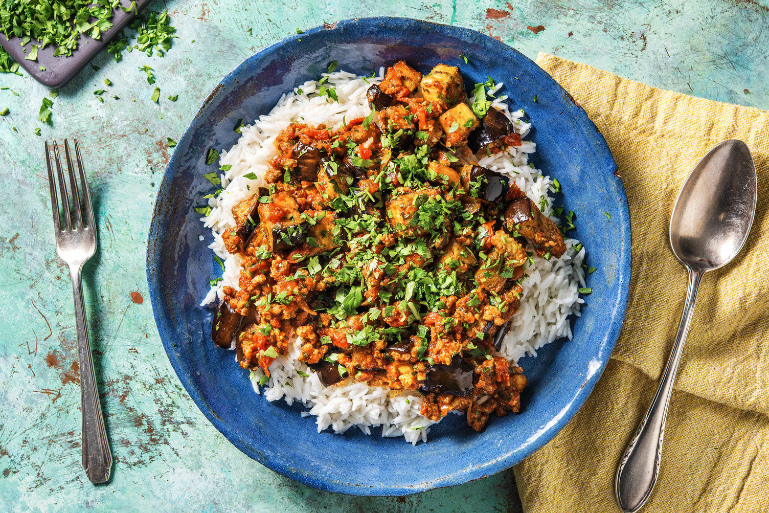 Cumin Lamb and Aubergine Curry Recipe | HelloFresh