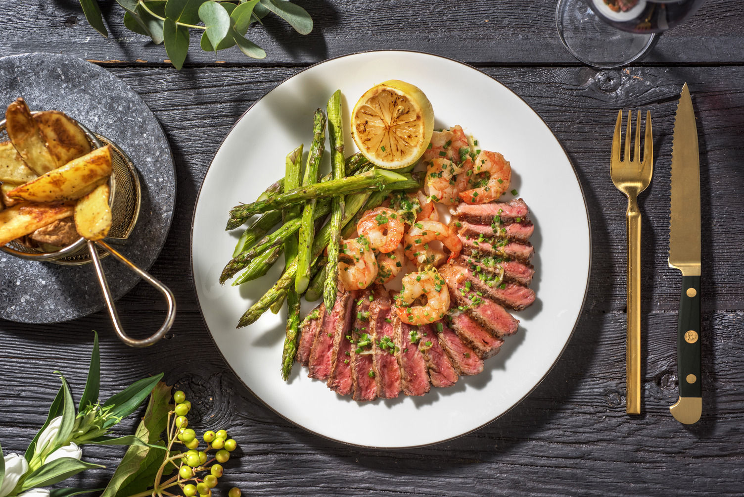 Ollie's Surf and Turf with Wedges Recipe | HelloFresh
