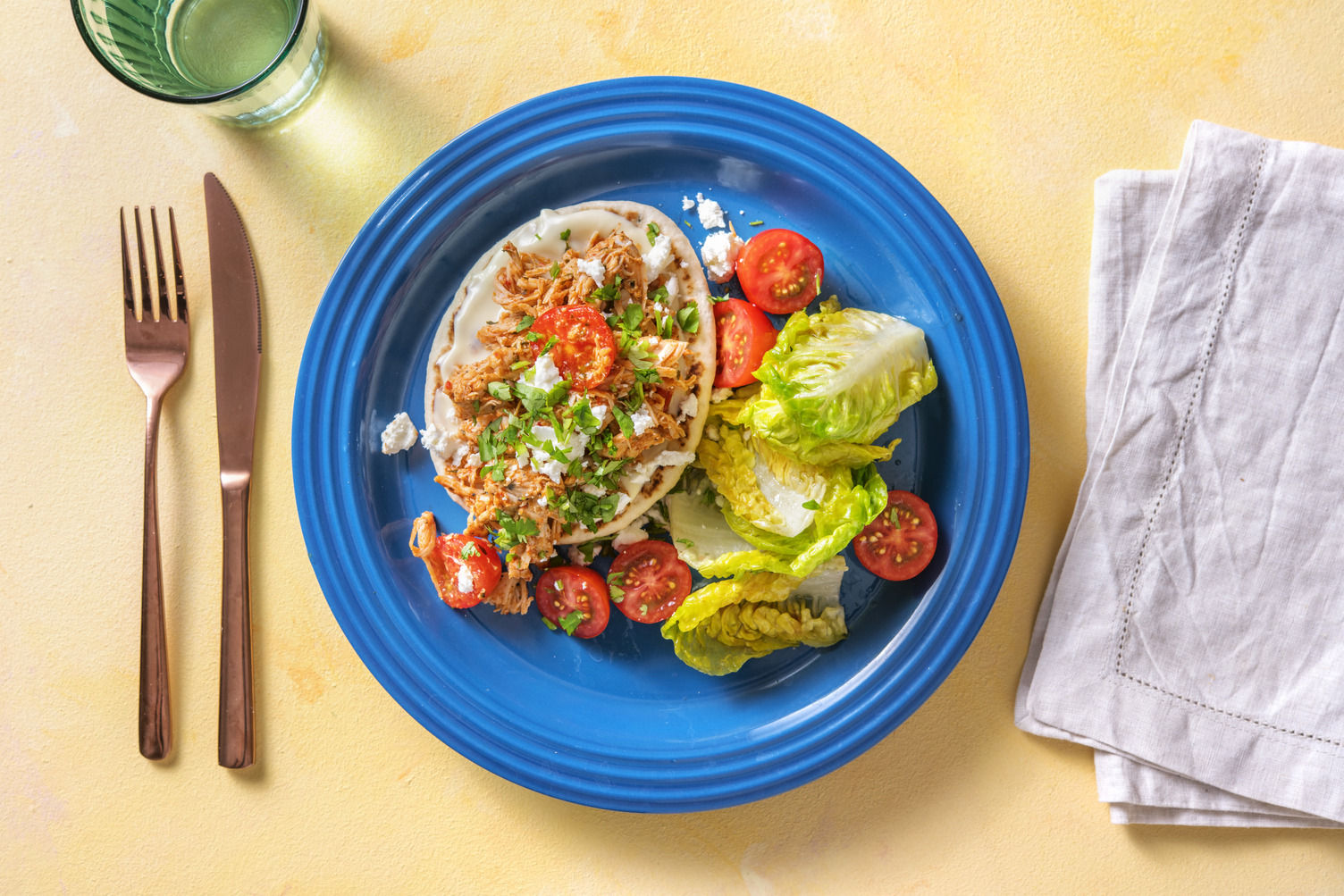 Zhoug Pulled Chicken on Naan Recipe | HelloFresh