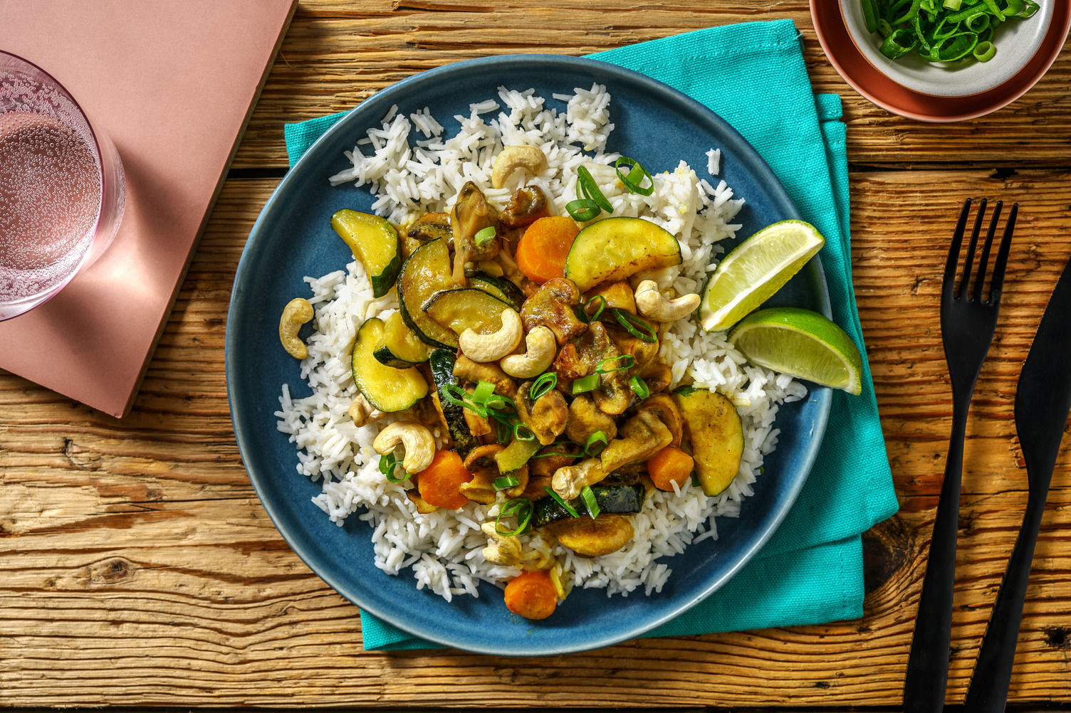 Curry suave de calabacín y champiñones | HelloFresh