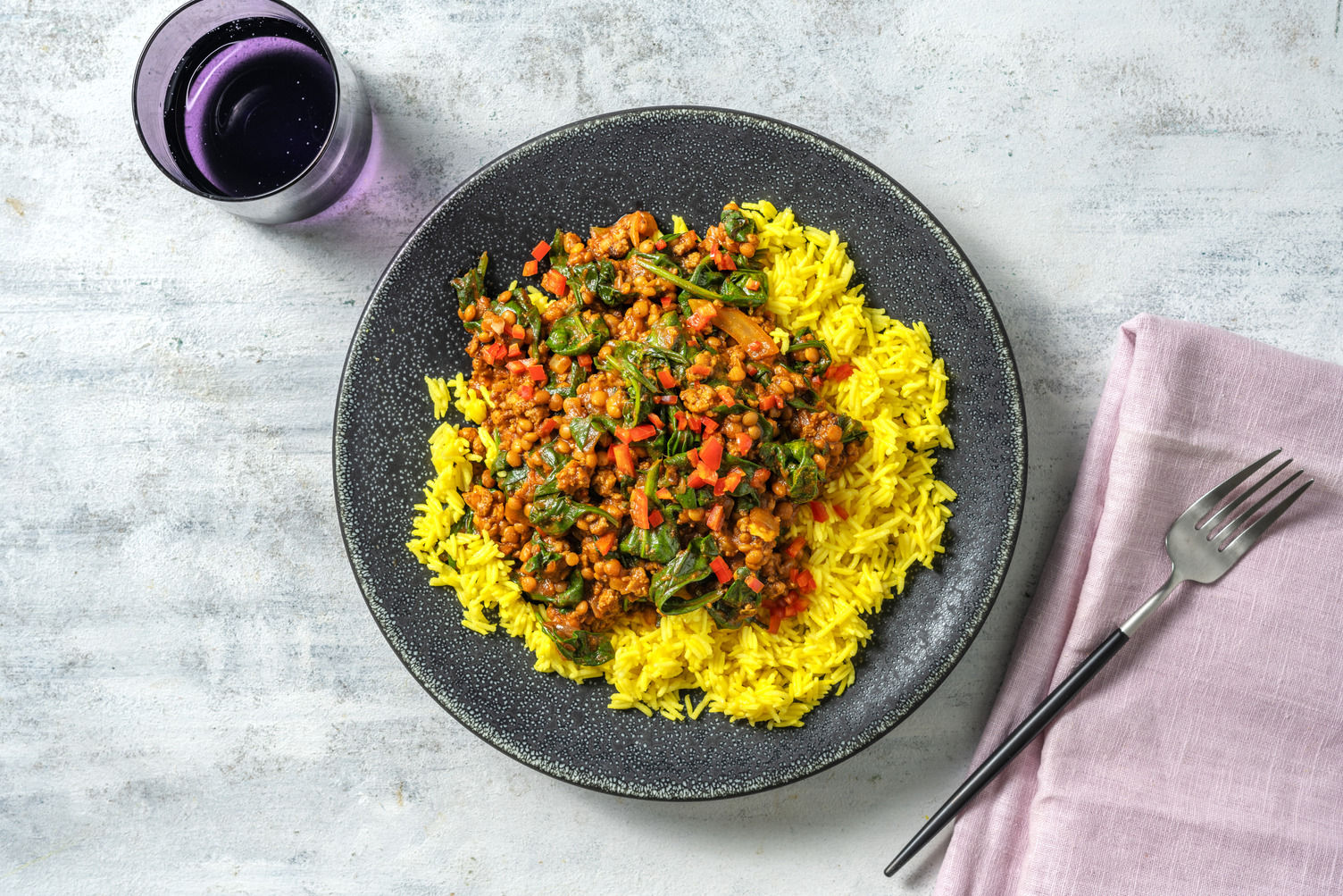 Rogan Josh Style Lamb and Lentil Curry Recipe | HelloFresh