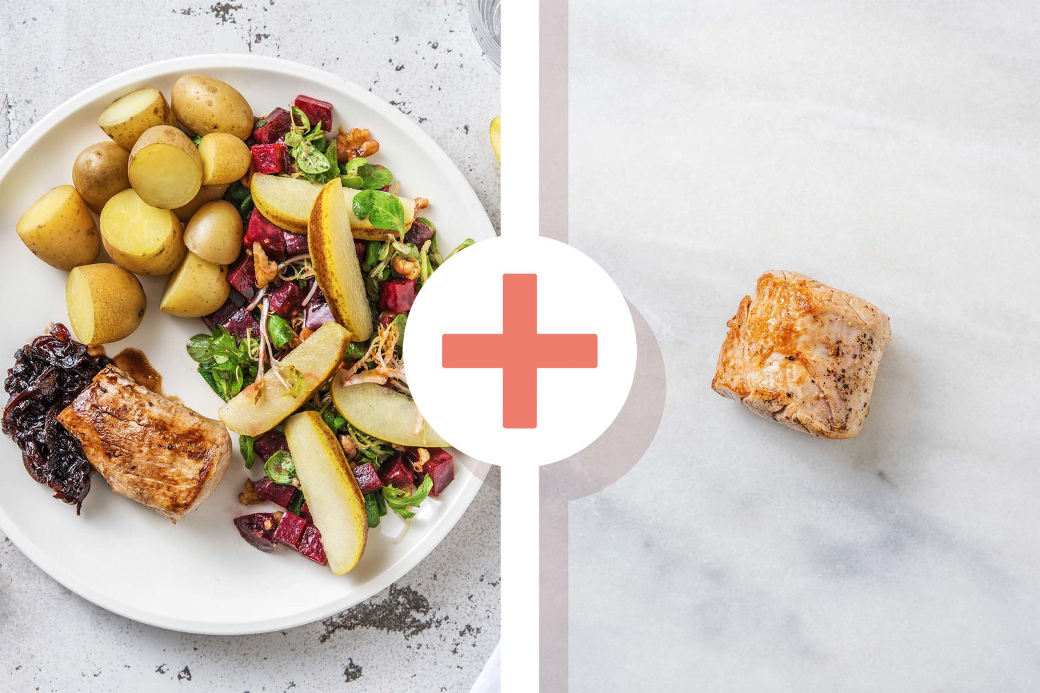 Double protein - Filet mignon de porc en double portion avec de l ...