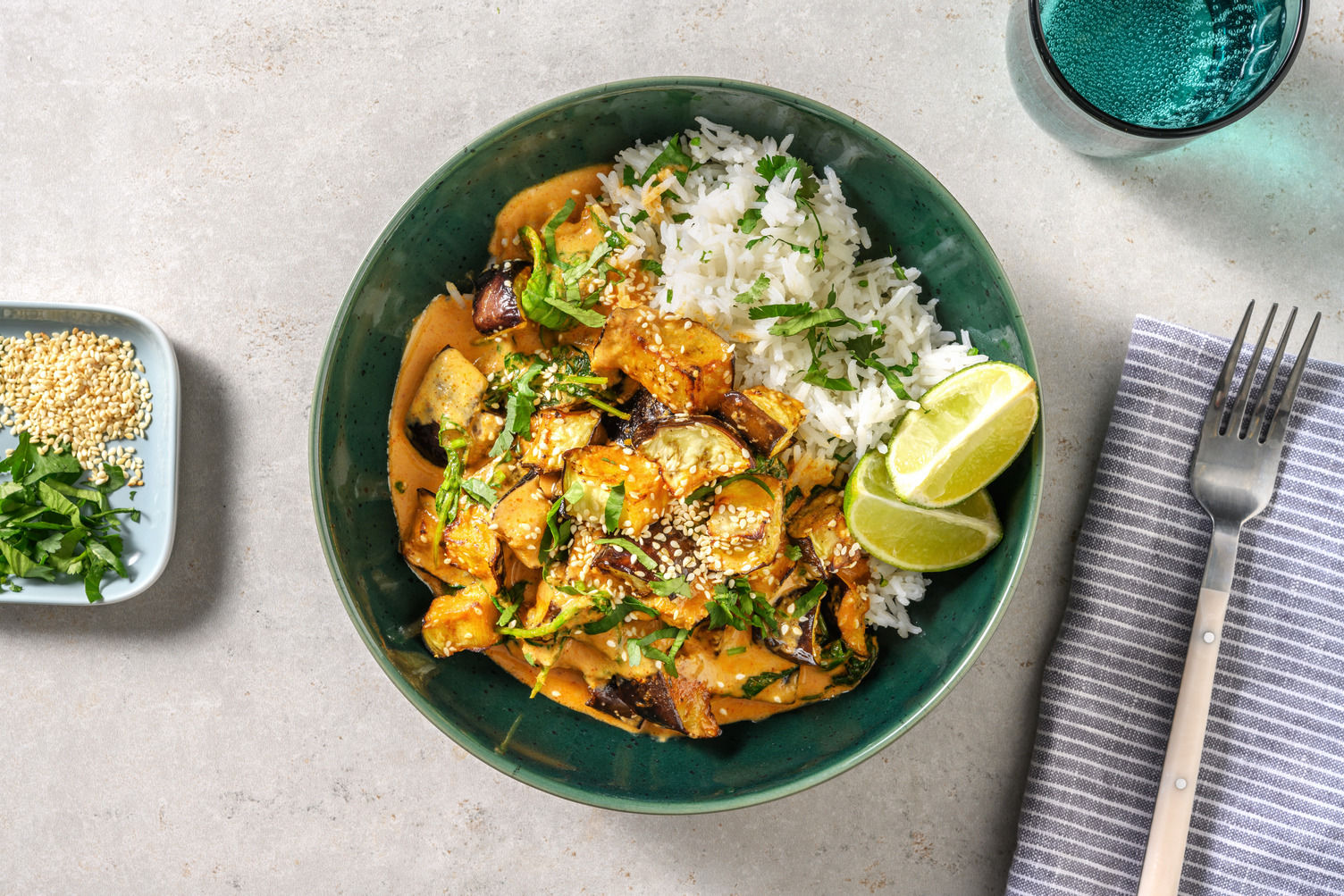 Aubergine Massaman Curry Recipe | HelloFresh