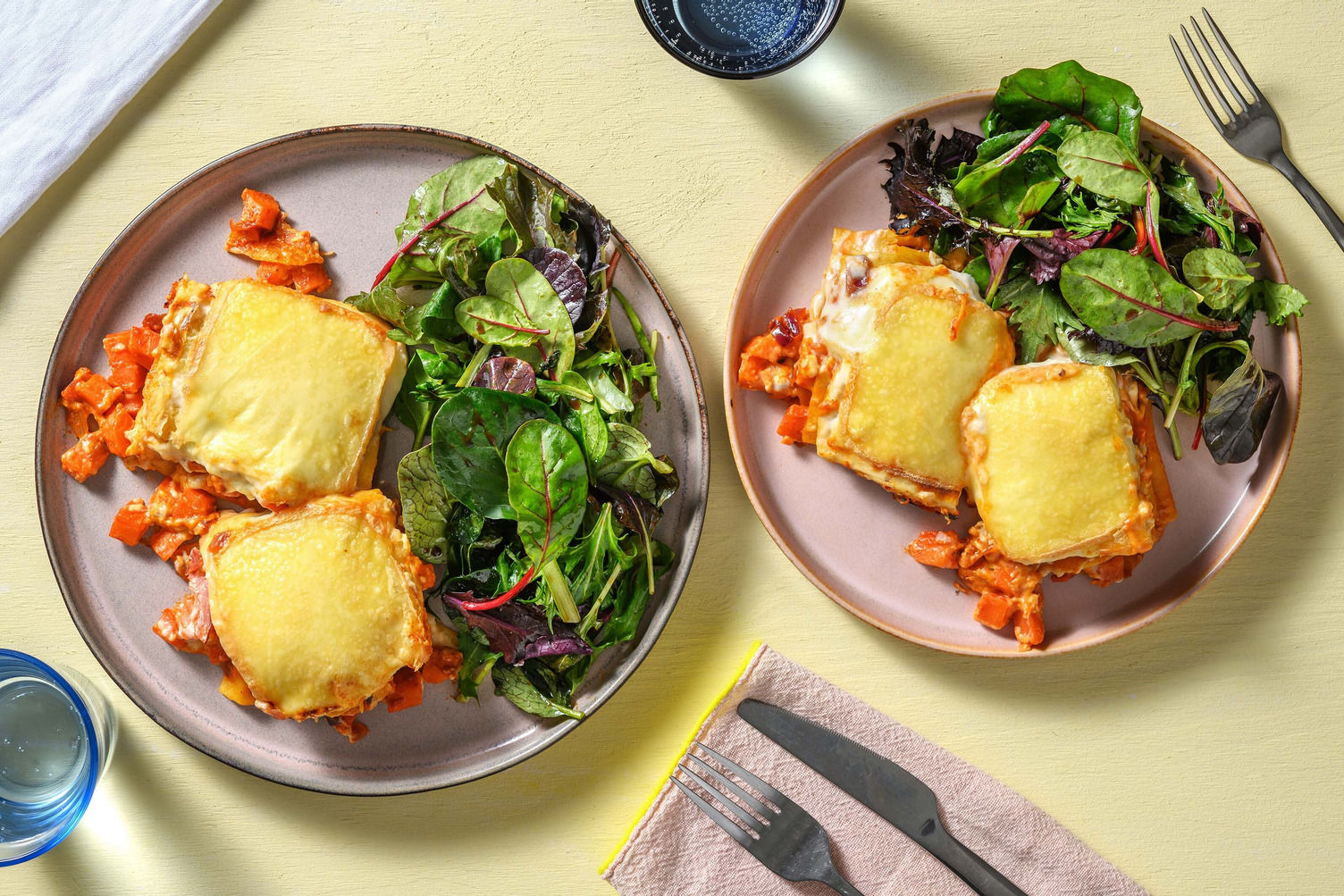Lasagne au jambon cru & à la raclette Recette | HelloFresh
