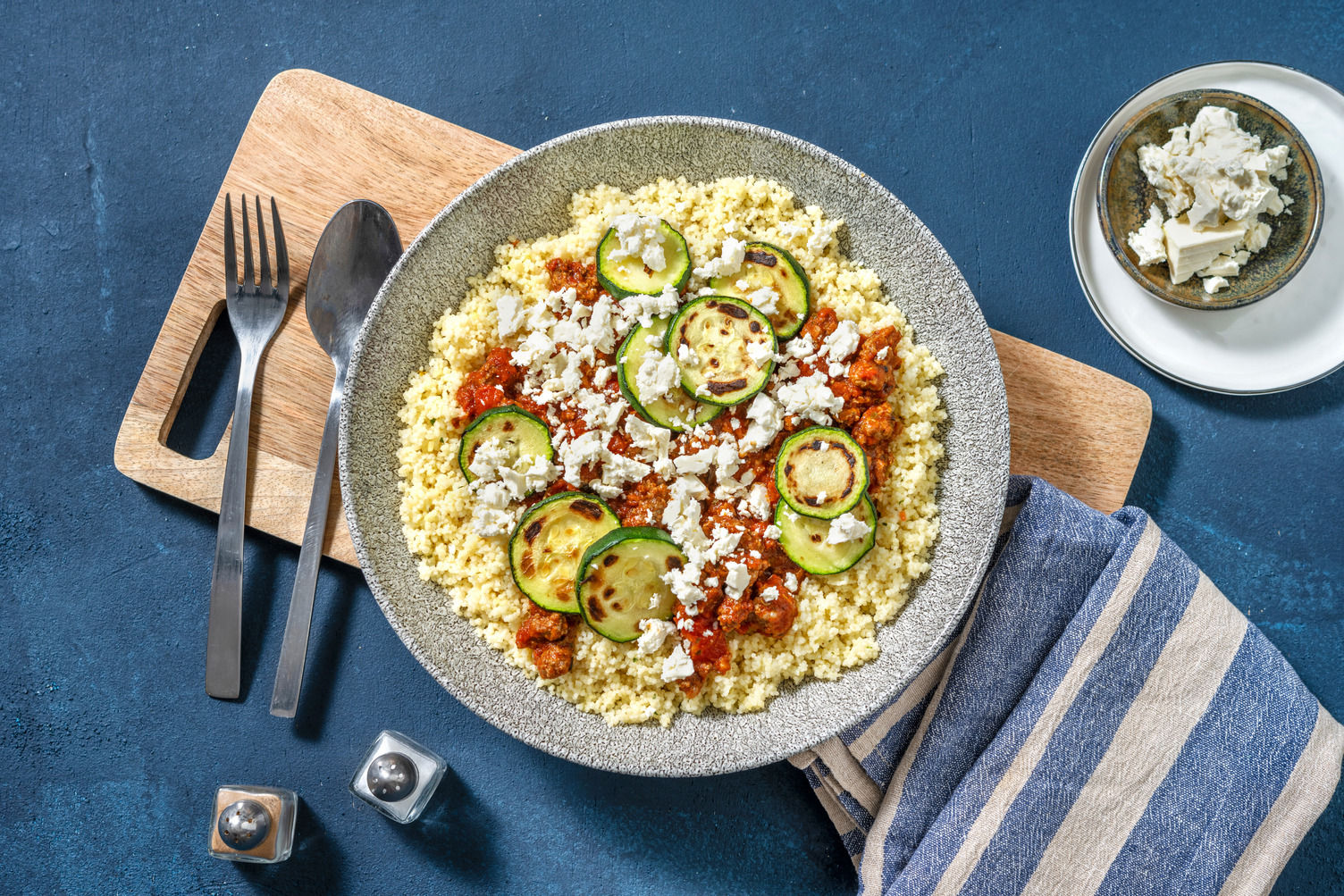 Middle Eastern Beef Stew with Charred Courgette, Greek Salad Cheese ...