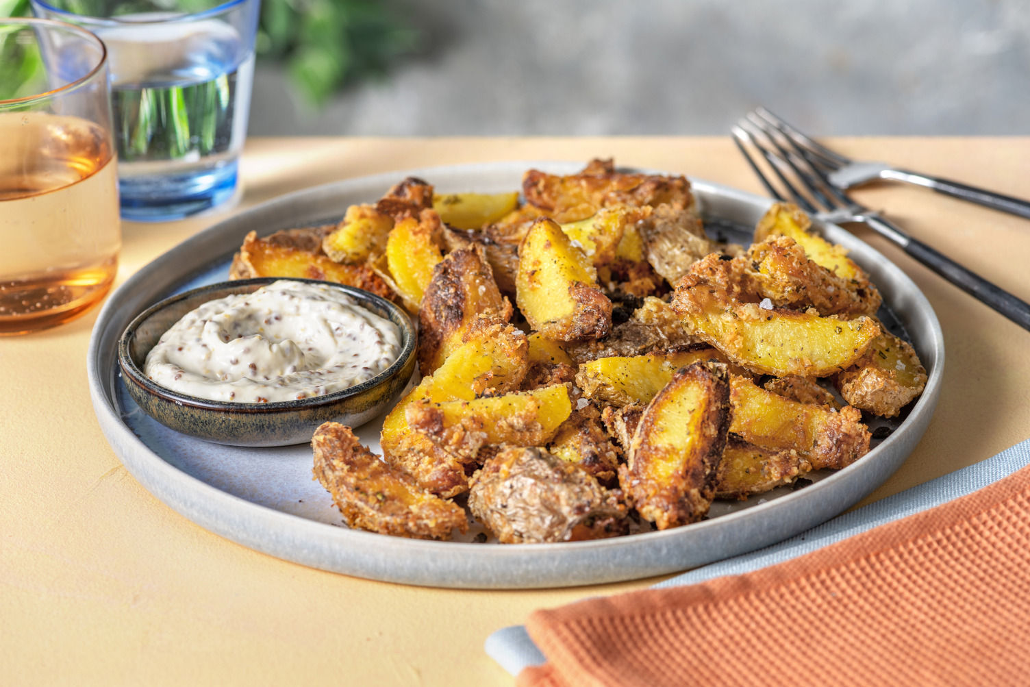 Proper Cheesy Truffle and Rosemary Wedges Recipe | HelloFresh